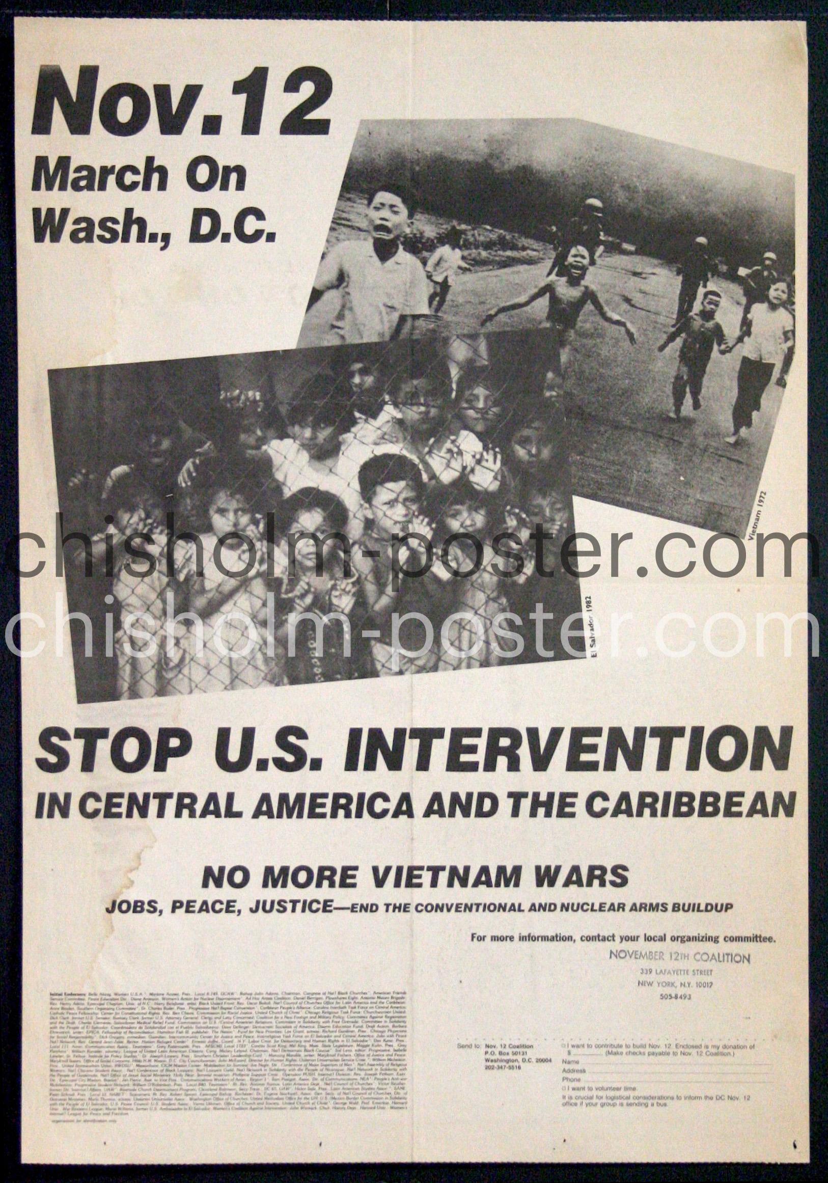 Stop U.S. Intervention In Central America and the Caribbean - No More ...
