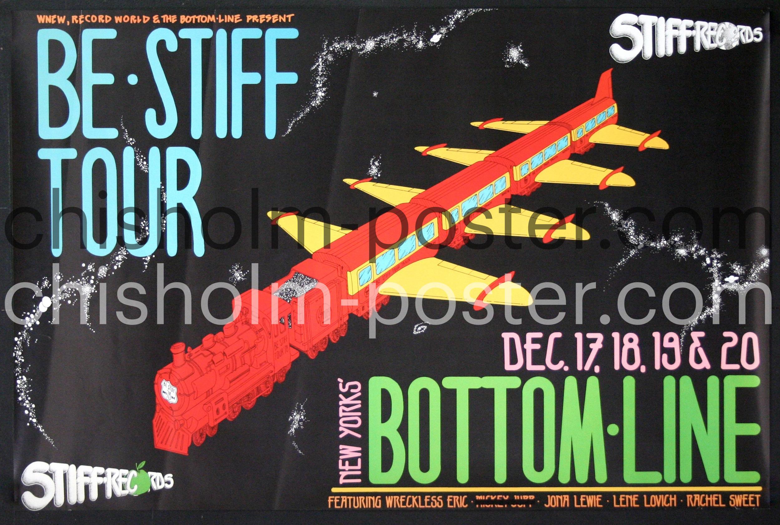 Stiff Records - Be Stiff Tour - New York's Bottom Line | Original ...
