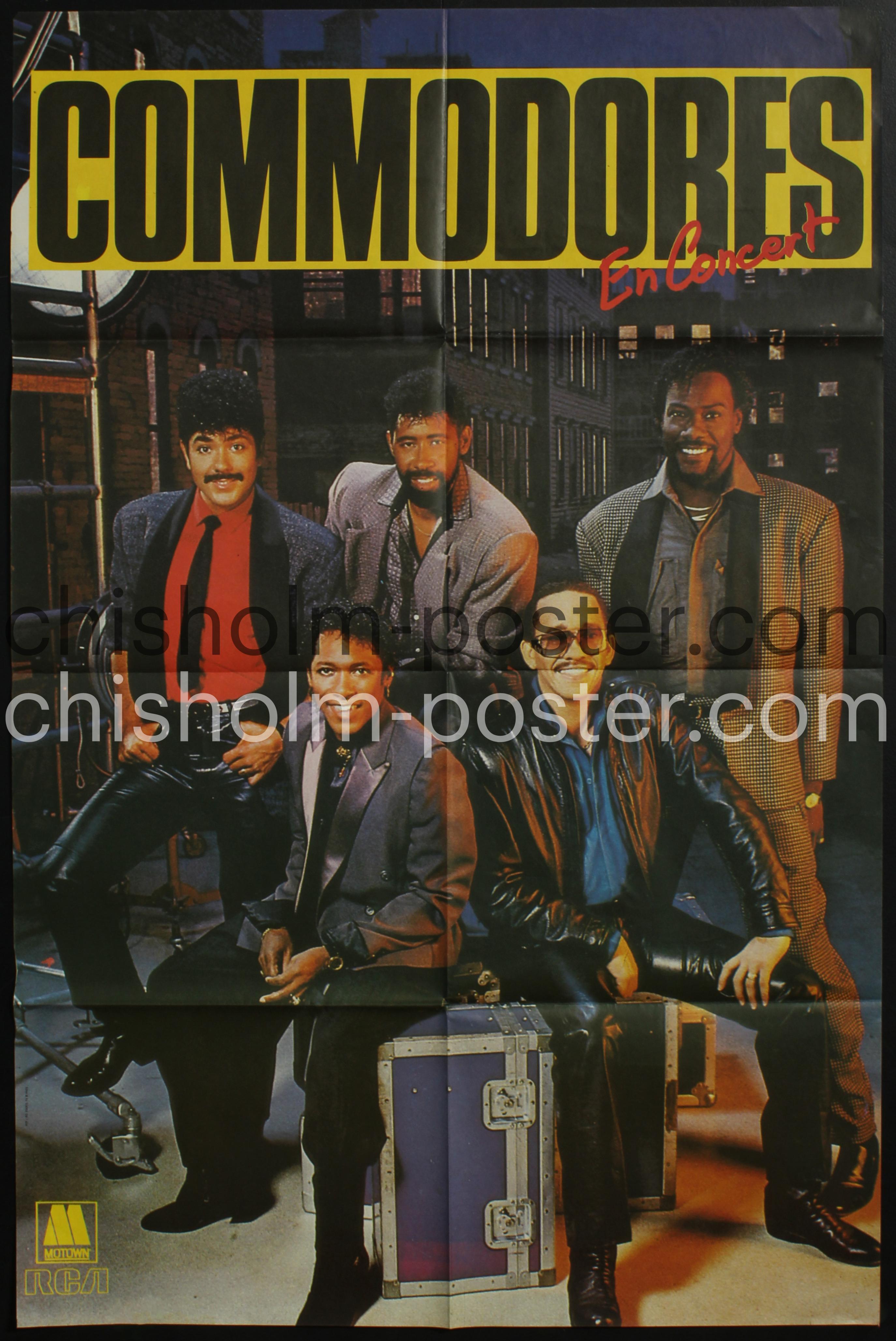 Commodores en Concert | Original Vintage Poster | Chisholm Larsson Gallery