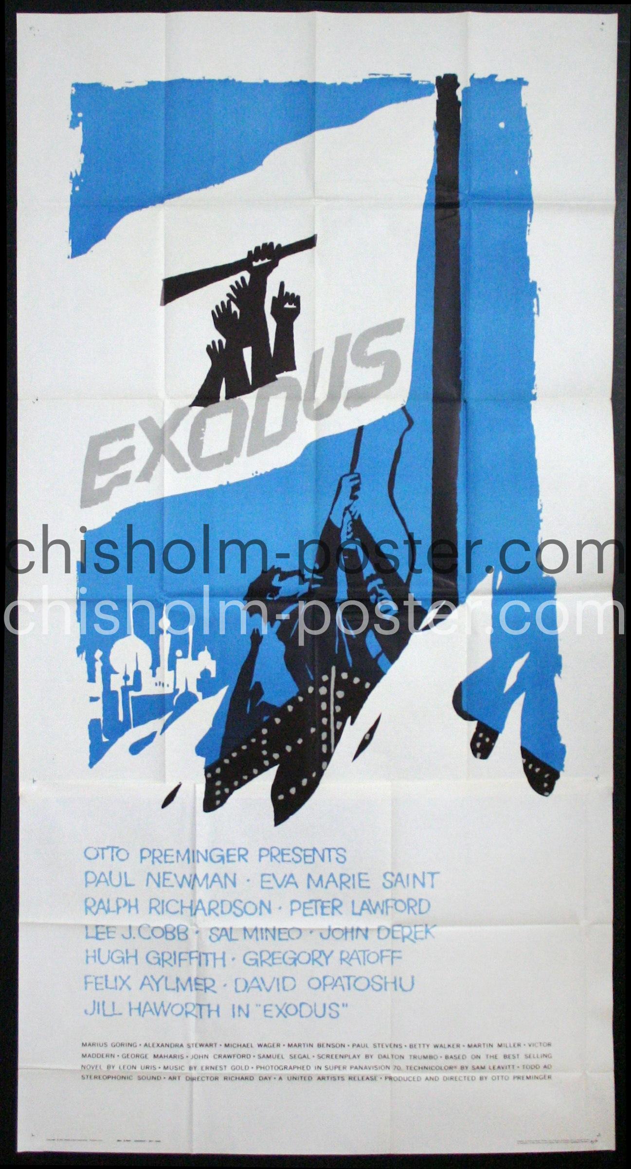 Exodus (3-Sheet) | Original Vintage Poster | Chisholm Larsson Gallery