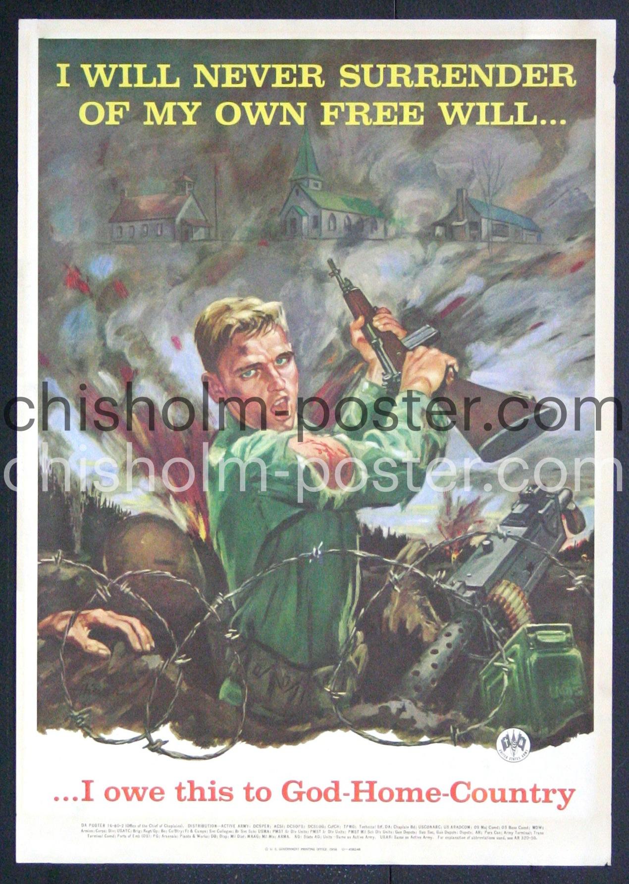 I Will Never Surrender of My Own Free Will...I Owe this to God-Home ...