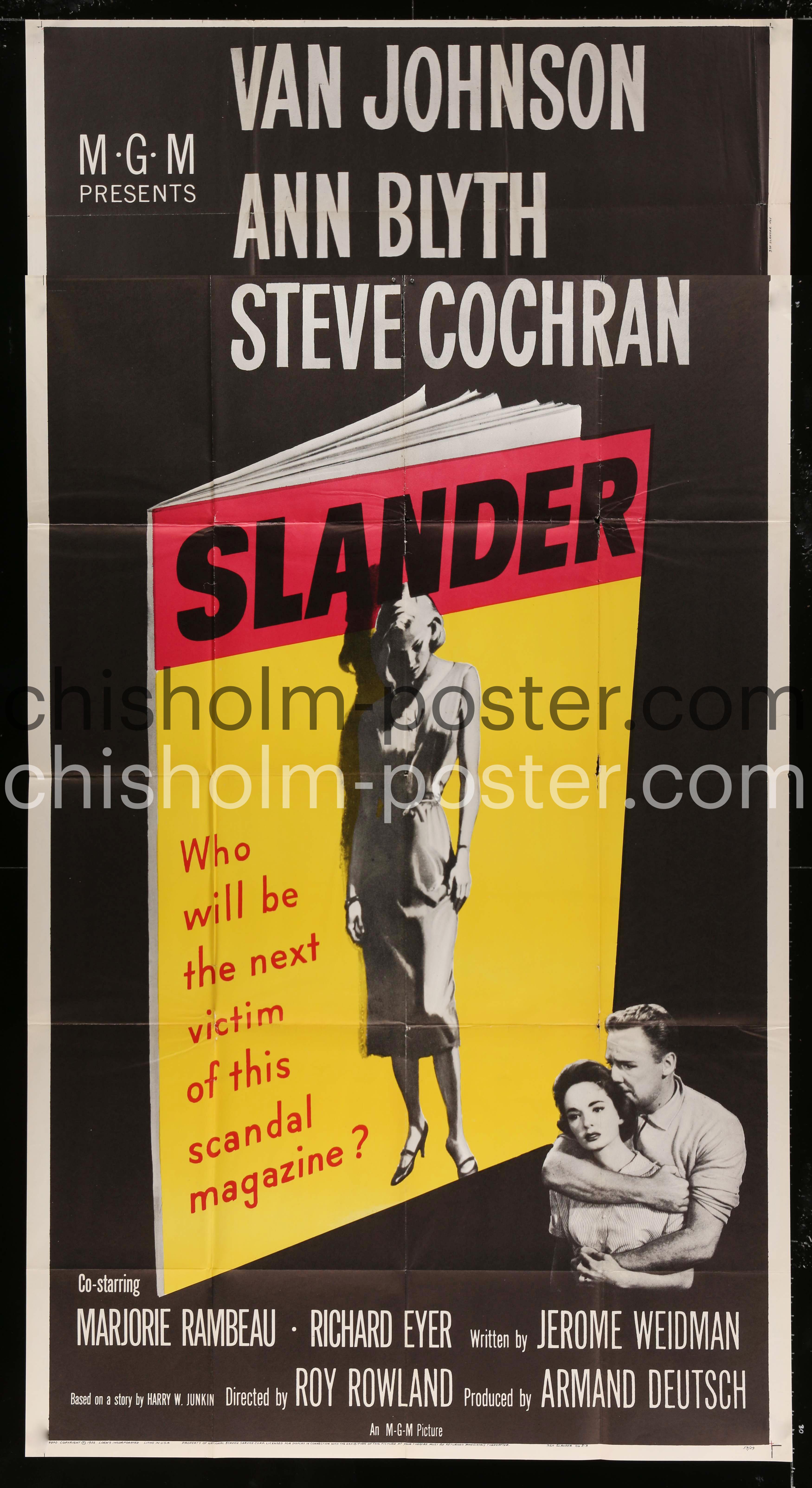 Slander | Original Vintage Poster | Chisholm Larsson Gallery