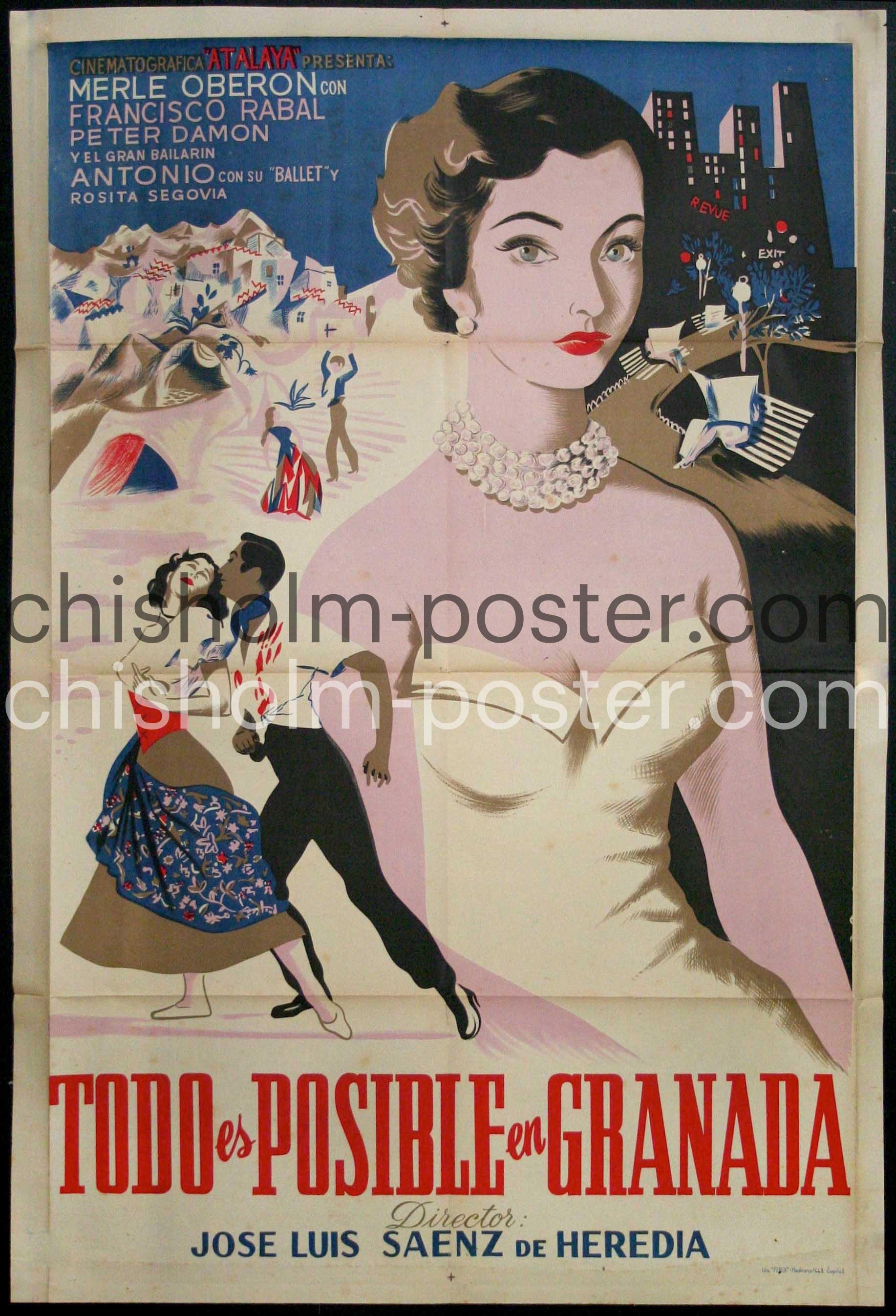 Todo es Posible en Granada | Original Vintage Poster | Chisholm Larsson ...