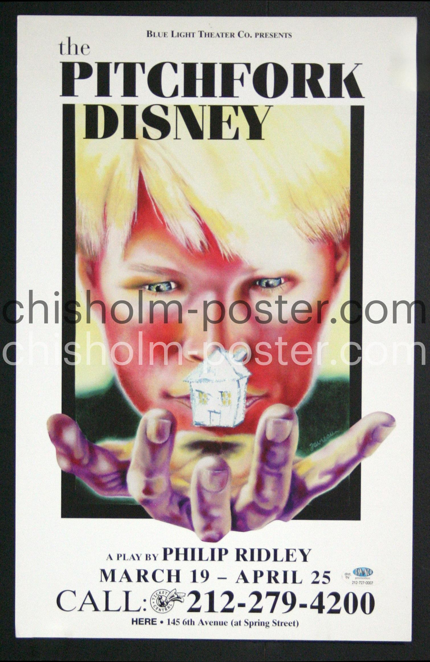 The Pitchfork Disney - Blue Light Theater Co. (Window Card) | Original ...