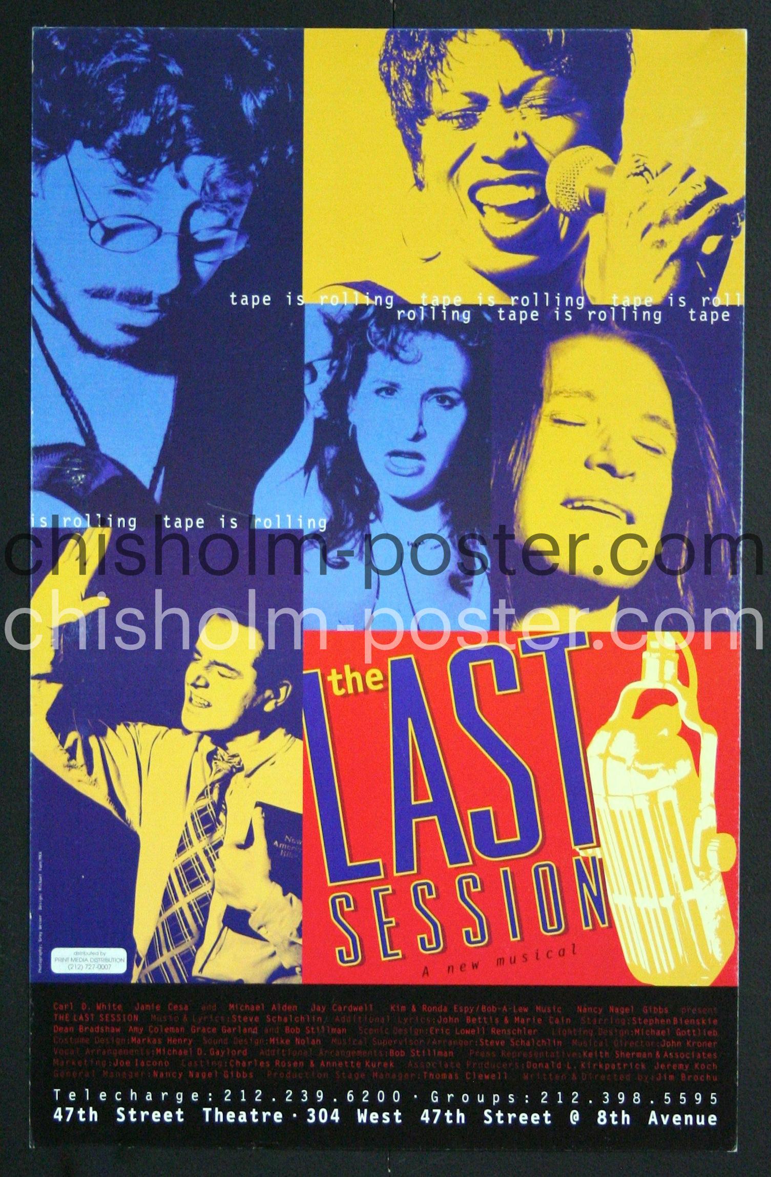 The Last Sessions - 47th Street Theatre (Window Card) | Original ...