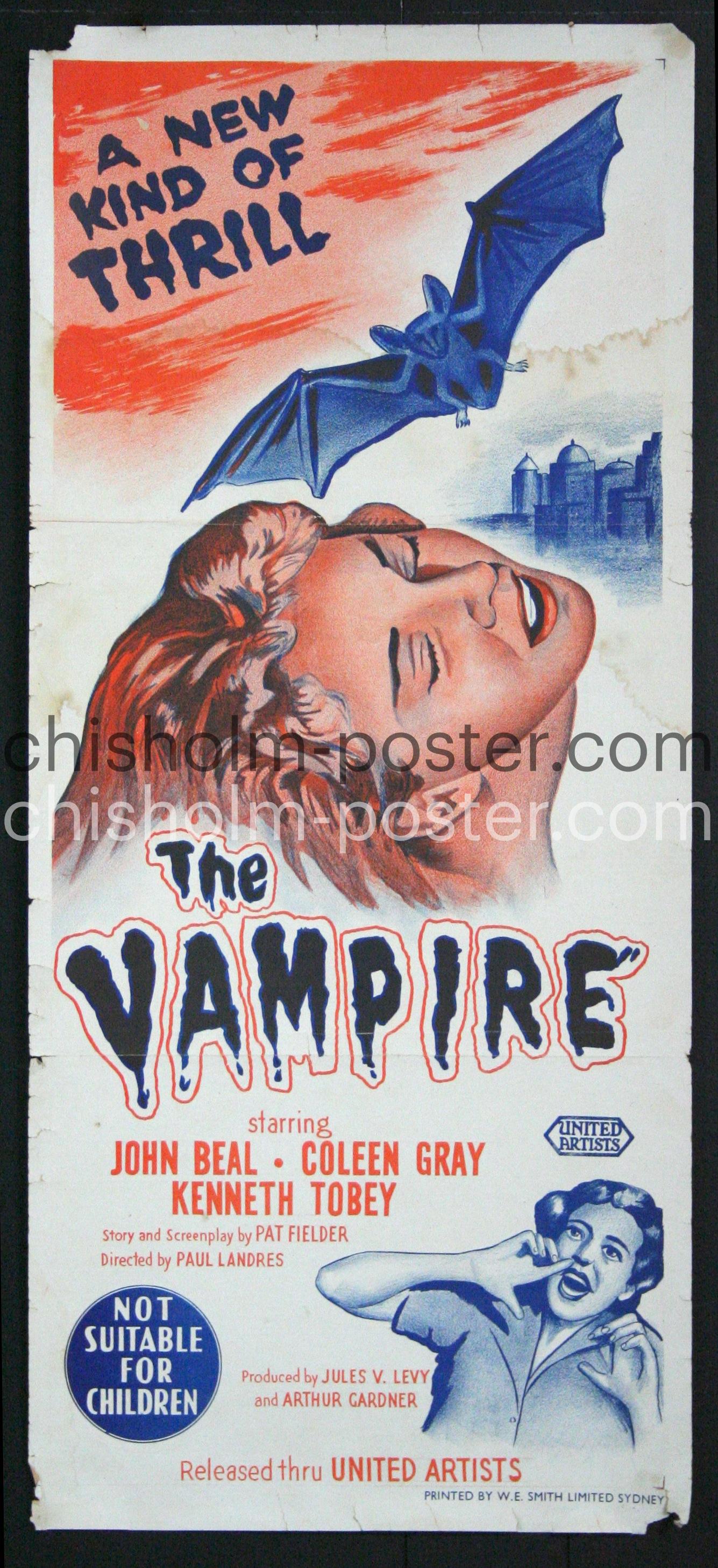 The Vampire (Australian Daybill) | Original Vintage Poster | Chisholm ...