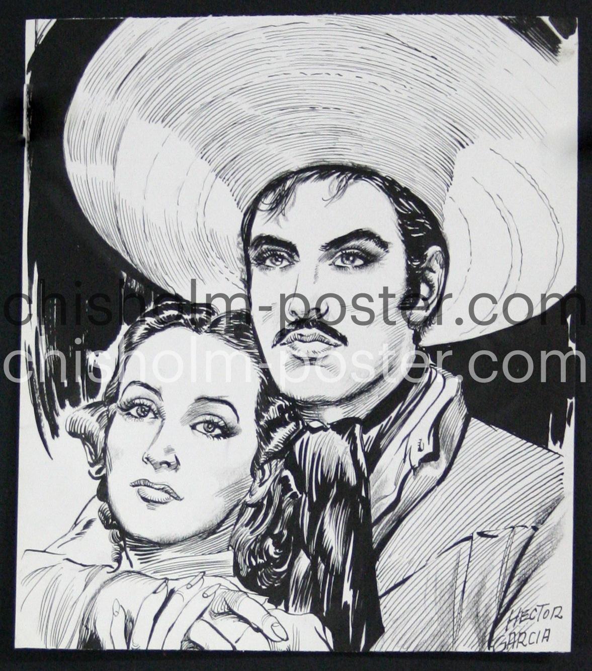 Pedro Armendariz and Dolores del Rio by Hector Garcia (Original Artwork ...