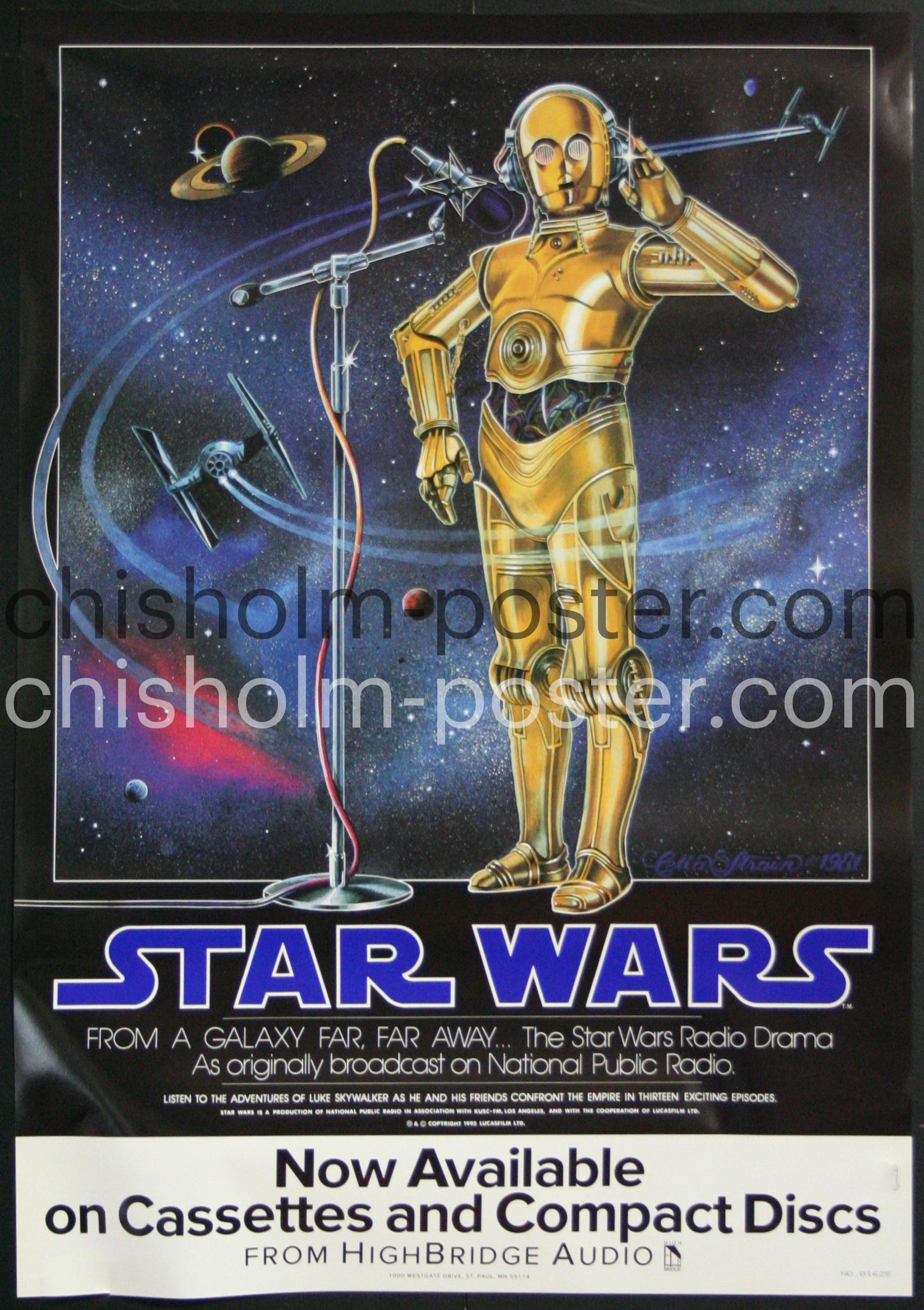 Star Wars Radio Drama | Original Vintage Poster | Chisholm Larsson Gallery