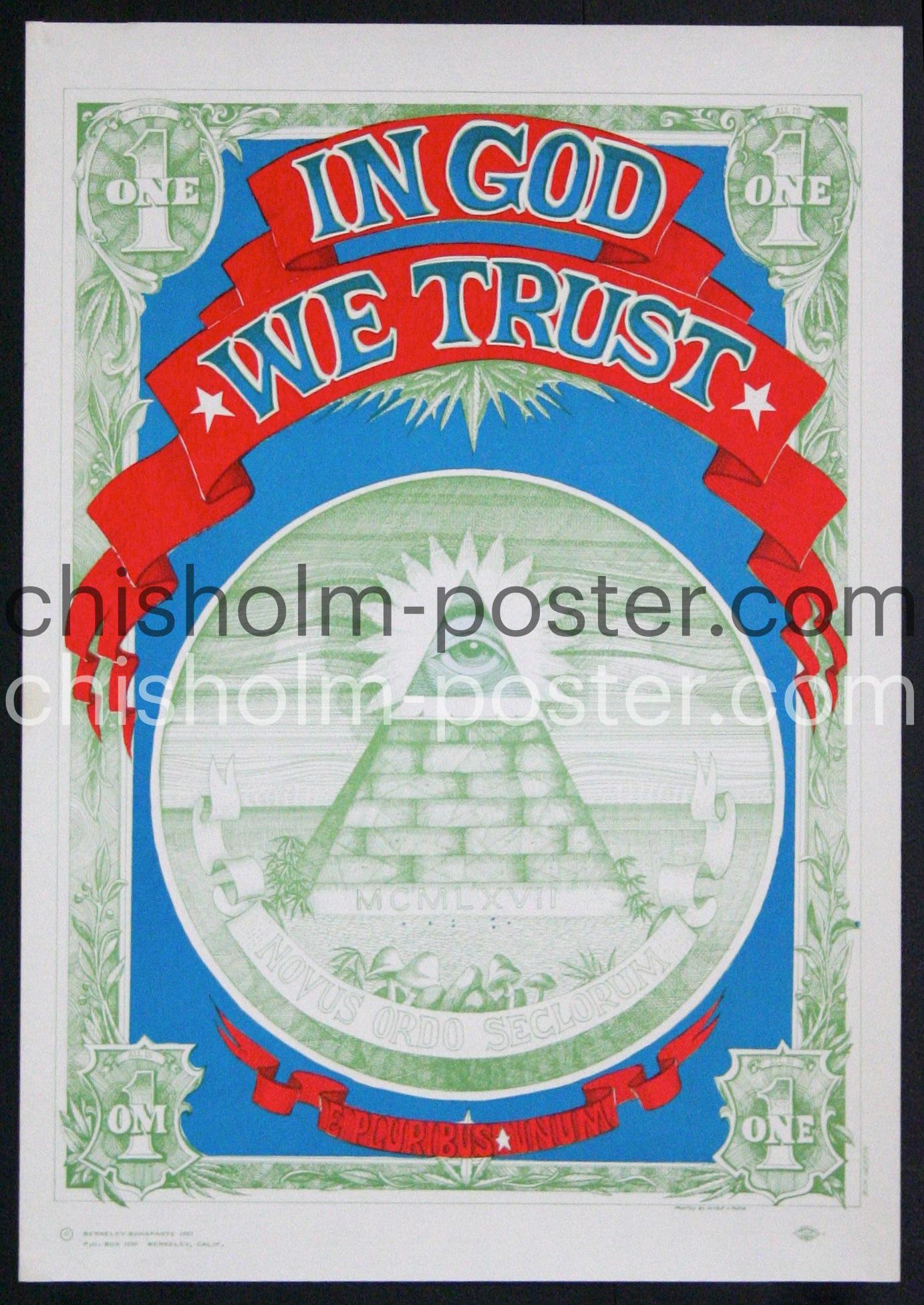 In God We Trust | Original Vintage Poster | Chisholm Larsson Gallery