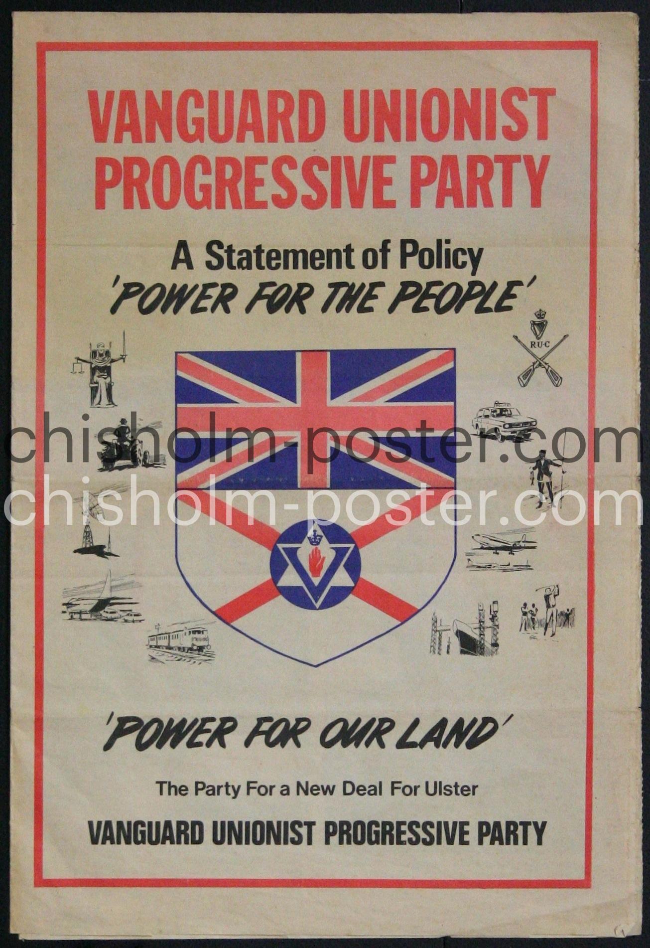 Vanguard Unionist Progressive Party Manifesto - Power for Our Land ...
