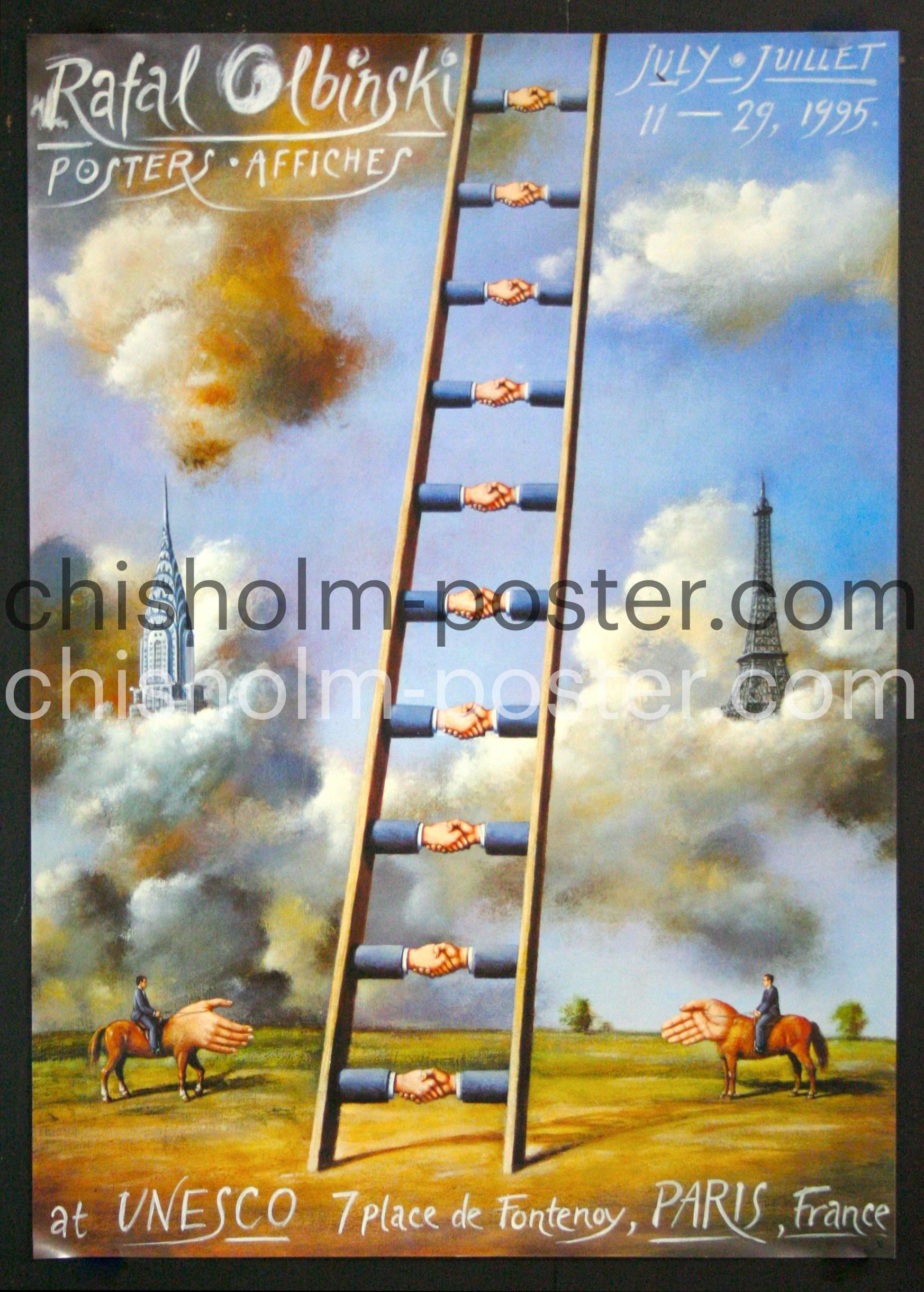 Rafal Olbinski - Posters - Affiches at UNESCO | Original Vintage Poster | Chisholm Larsson Gallery