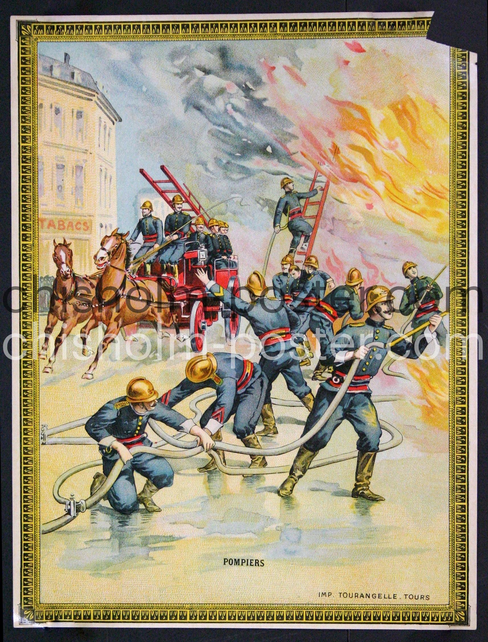 Pompiers - Epinal | Original Vintage Poster | Chisholm Larsson Gallery