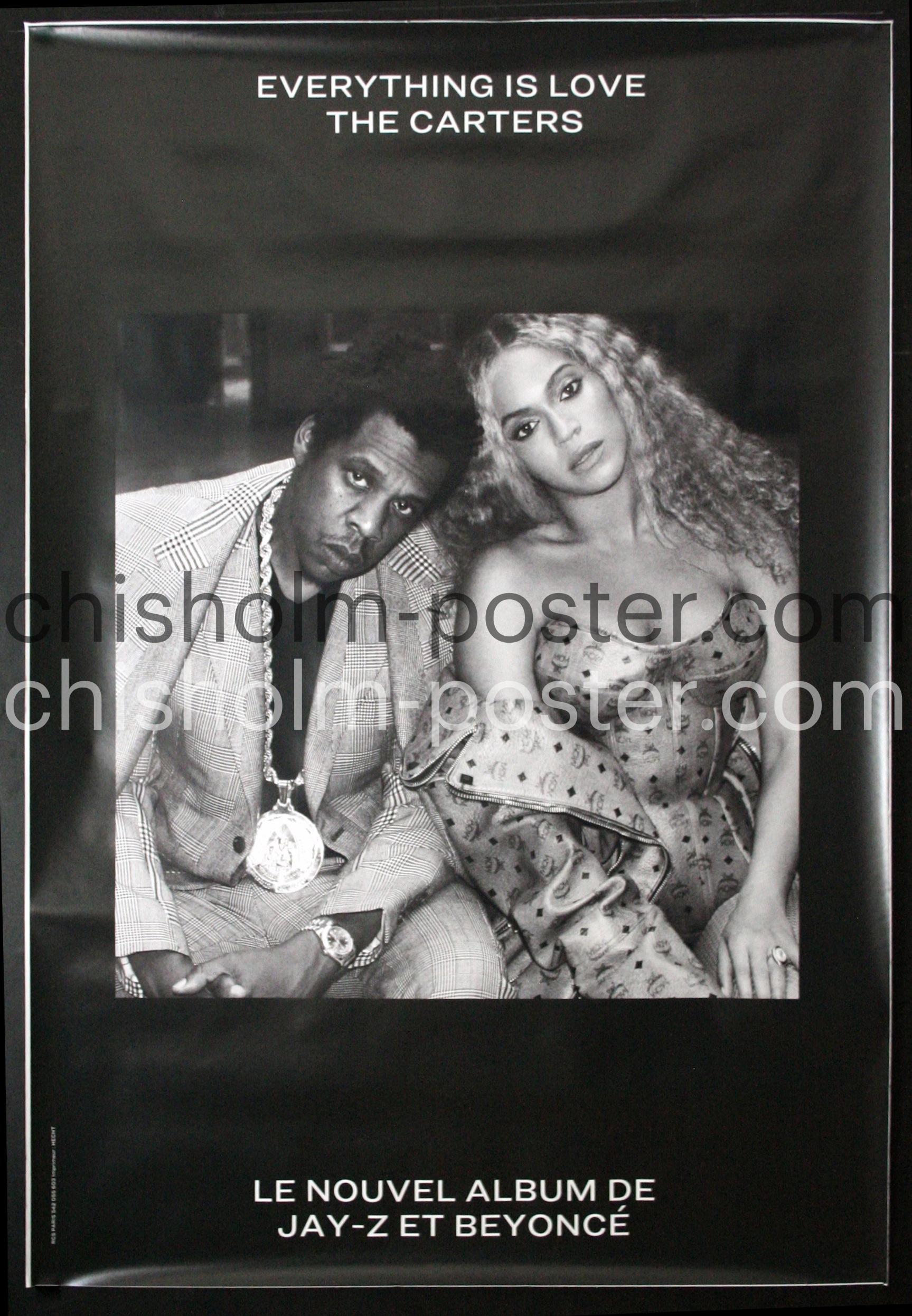 Everything Is Love - The Carters (Beyonce & Jay-Z) | Original Vintage Poster | Chisholm Larsson ...