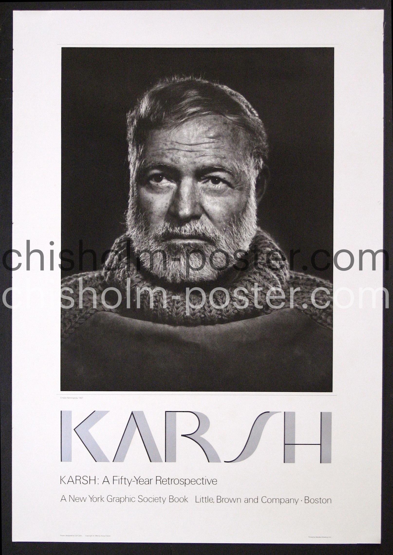 KARSH: A Fifty-Year Retrospective (Hernest Hemingway)s | Original ...