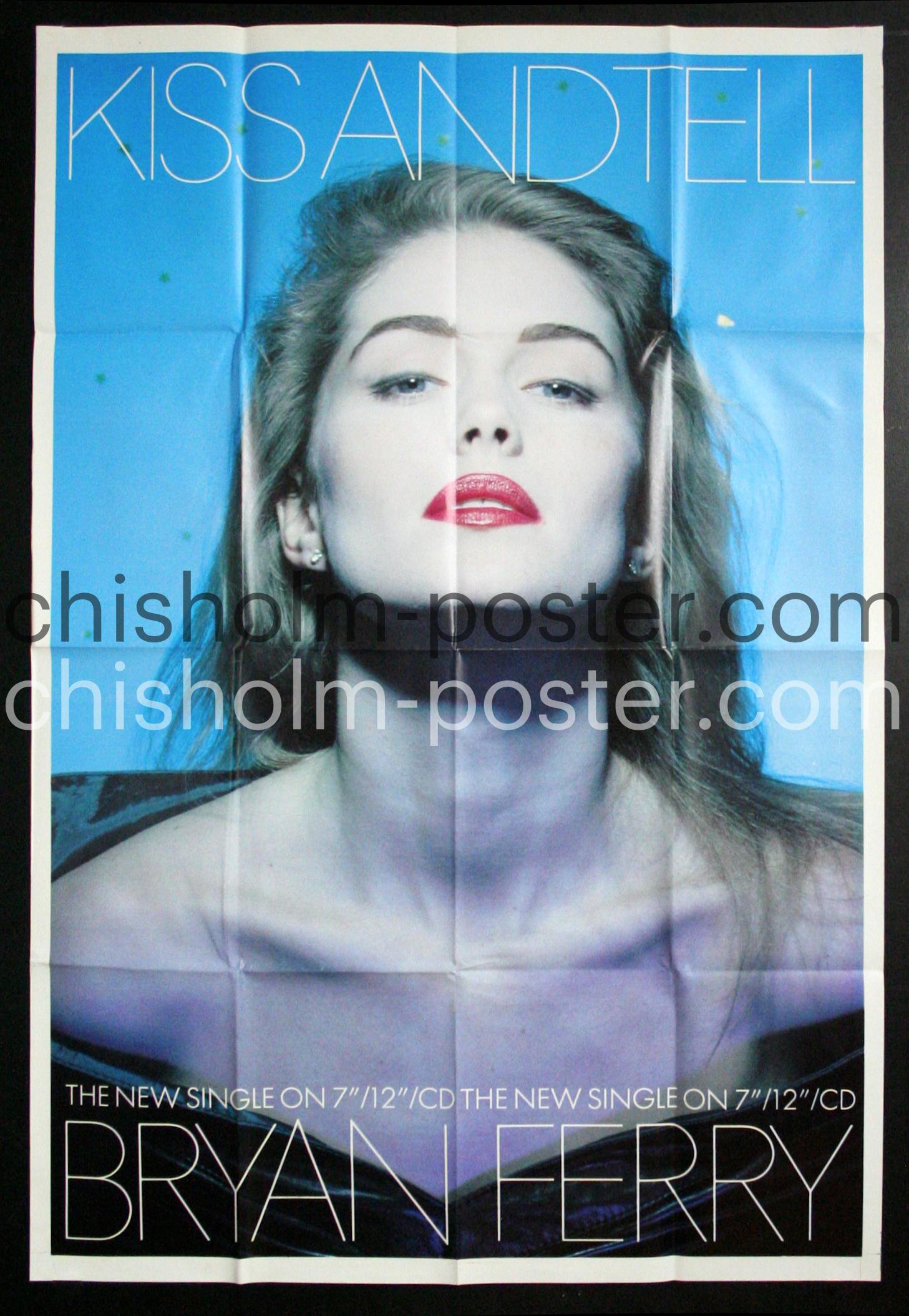 Bryan Ferry - Kiss And Tell | Original Vintage Poster | Chisholm ...