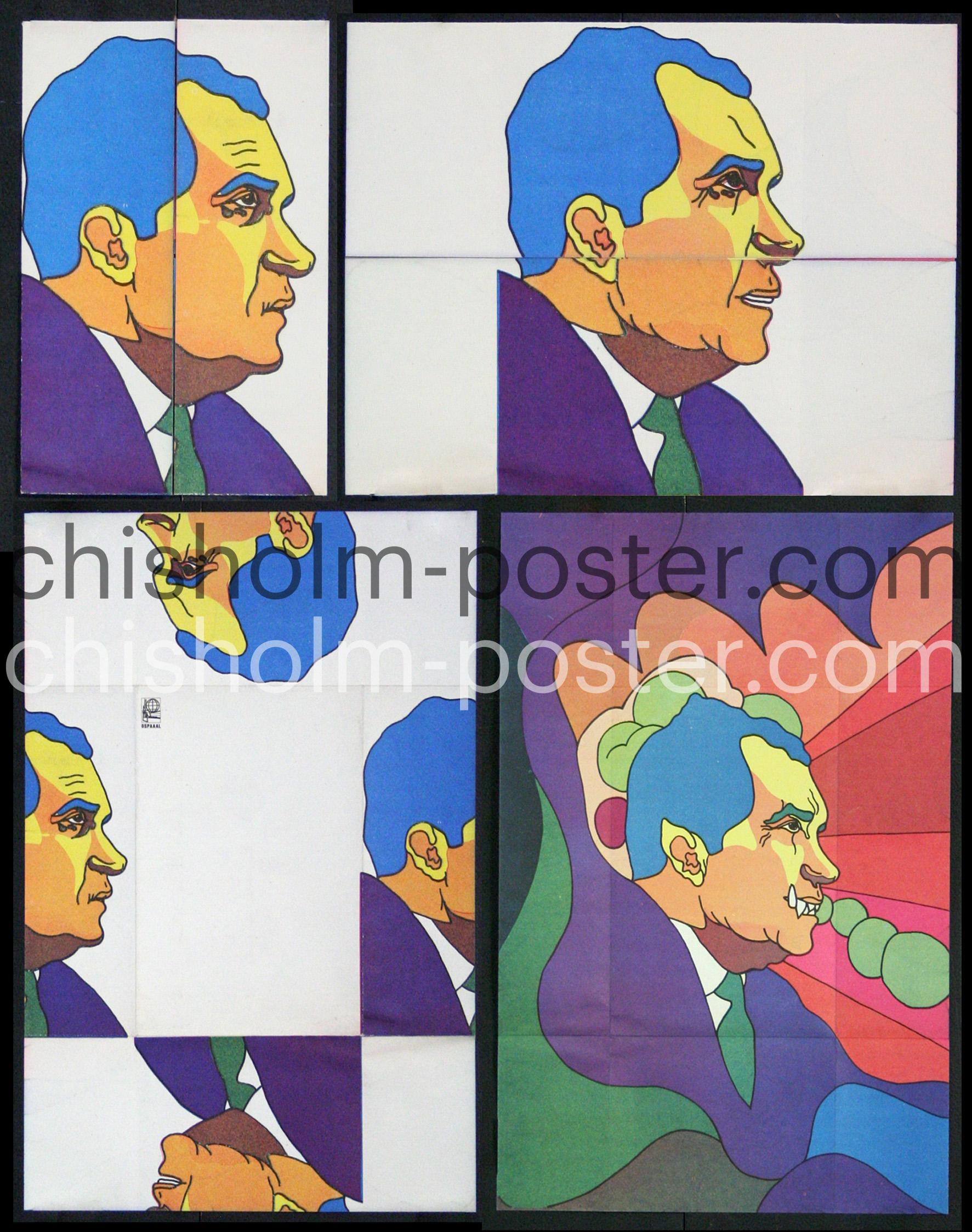 OSPAAAL - Alfredo Rostgaard (Richard Nixon) | Original Vintage Poster ...