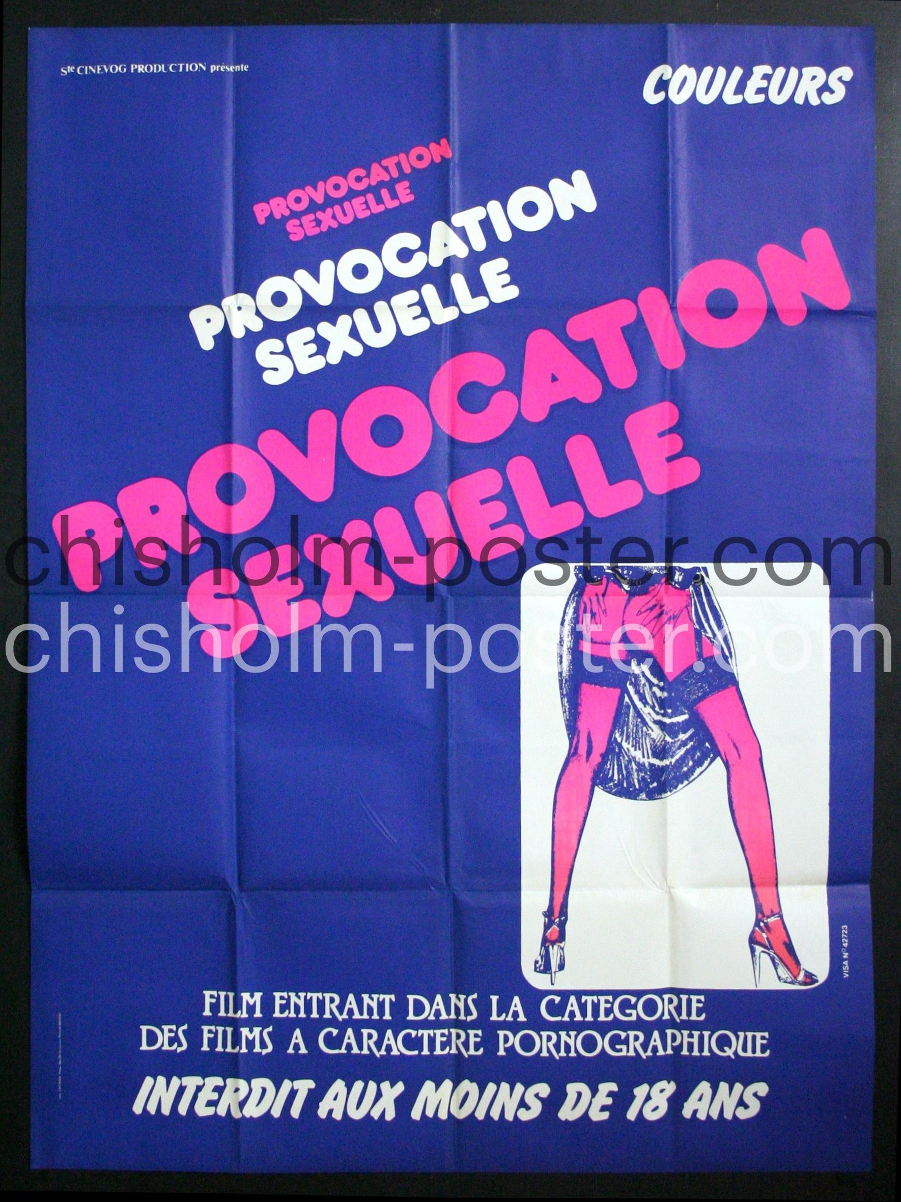 Provocation Sexuelle | Original Vintage Poster | Chisholm Larsson Gallery