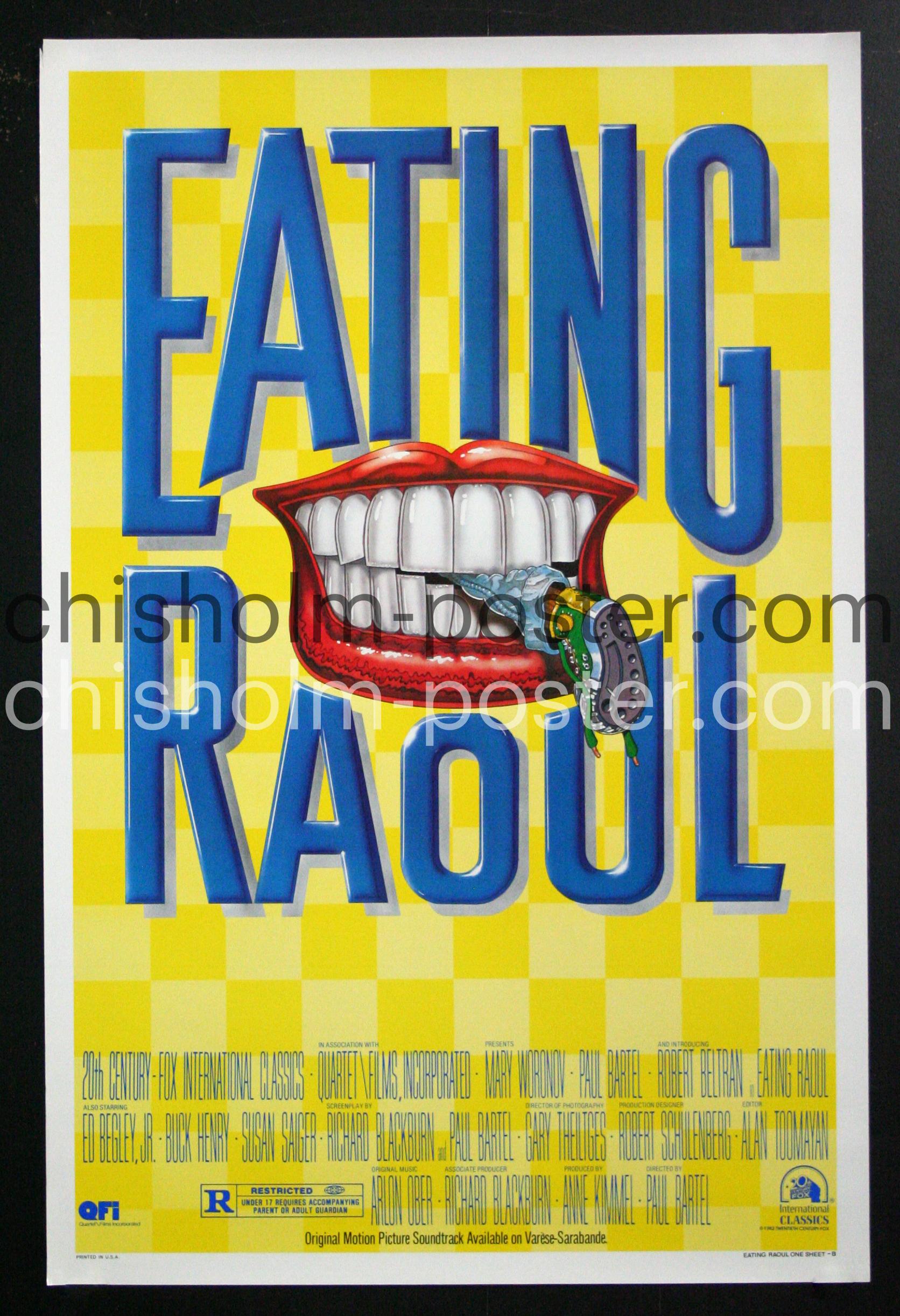 Eating Raoul | Original Vintage Poster | Chisholm Larsson Gallery