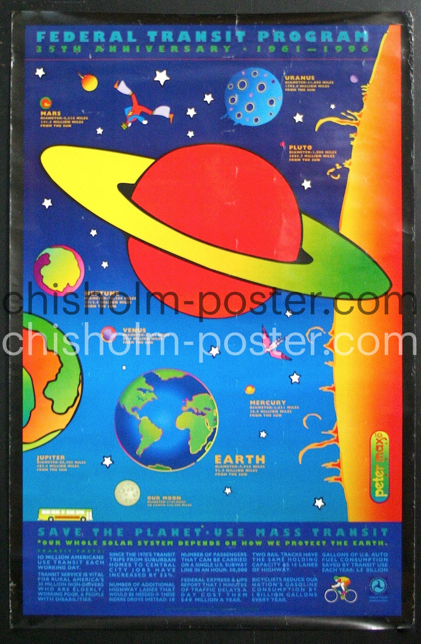 Federal Transit Program - 35th Anniversary | Original Vintage Poster ...