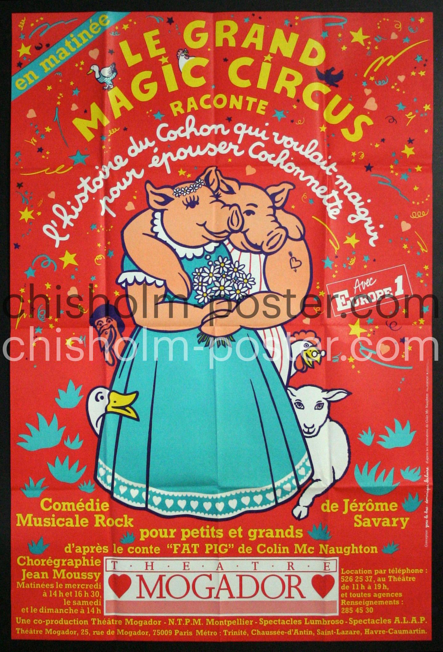 Le Grand Magic Circus | Original Vintage Poster | Chisholm Larsson Gallery