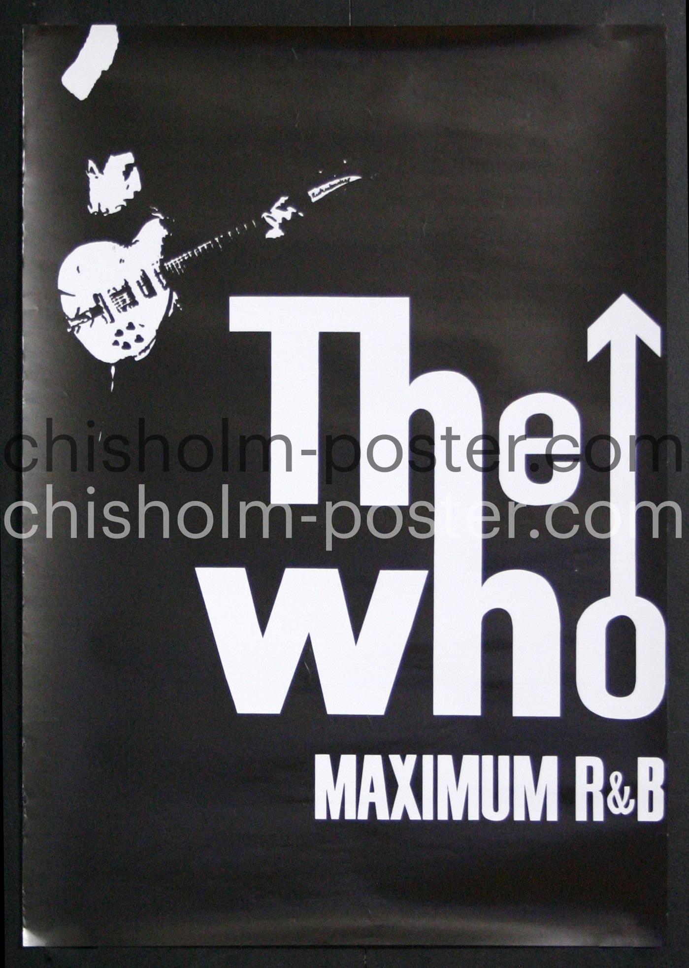 The Who - Maximum R&B | Original Vintage Poster | Chisholm Larsson Gallery