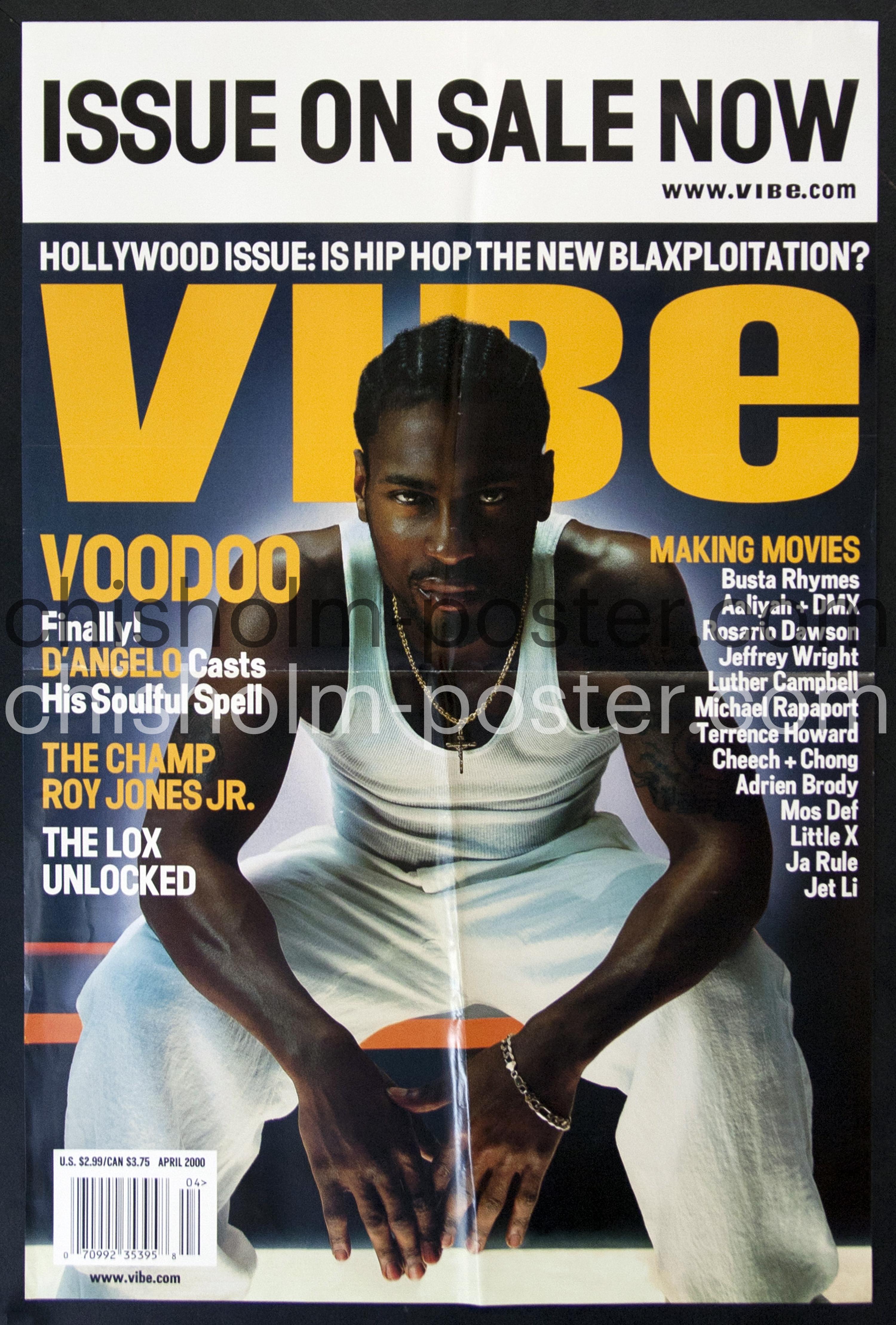 Vibe - D'Angelo - Voodoo | Original Vintage Poster | Chisholm Larsson ...