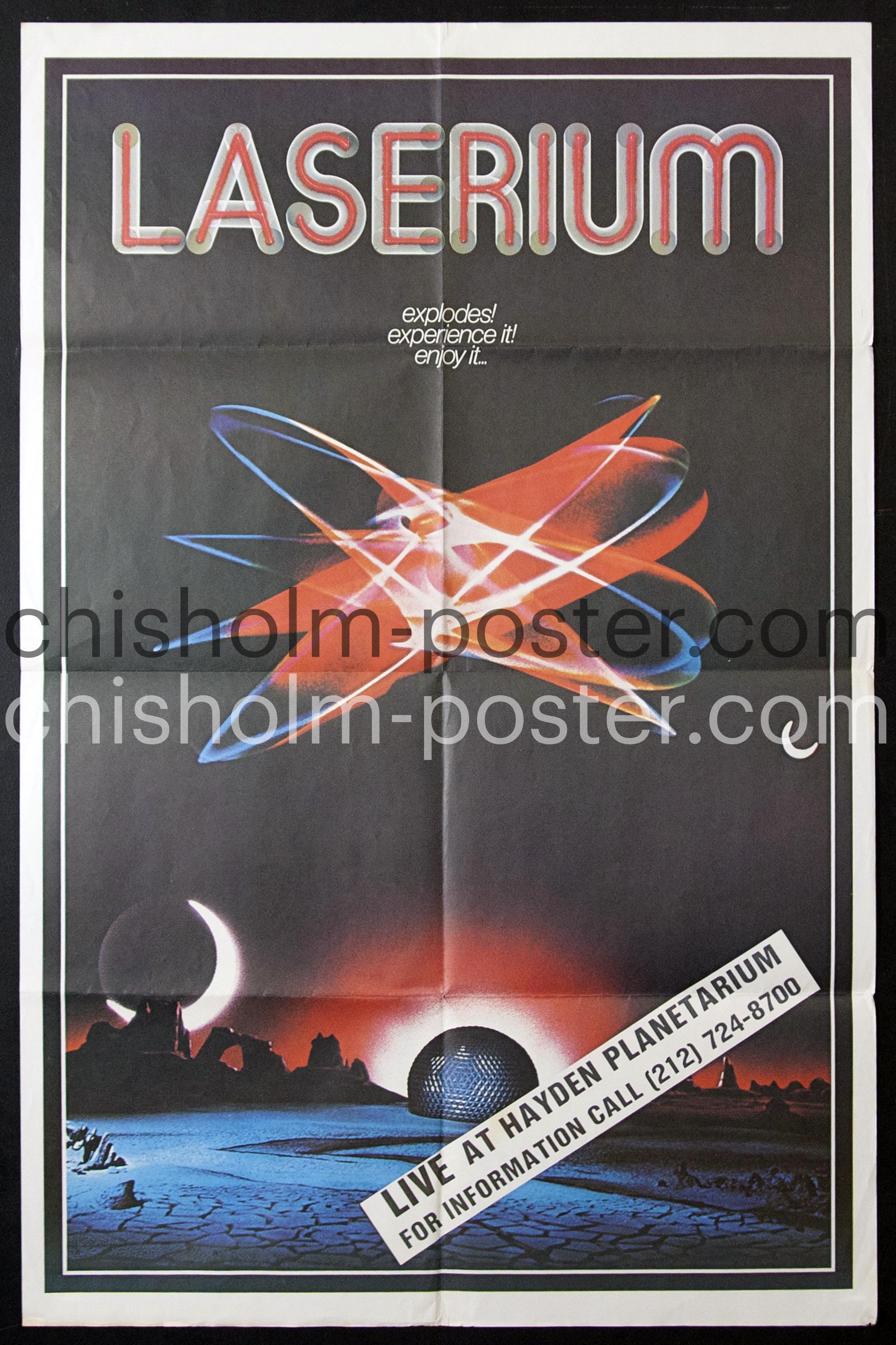 Laserium Explodes! Experience it! Enjoy It... Hayden Planetarium ...