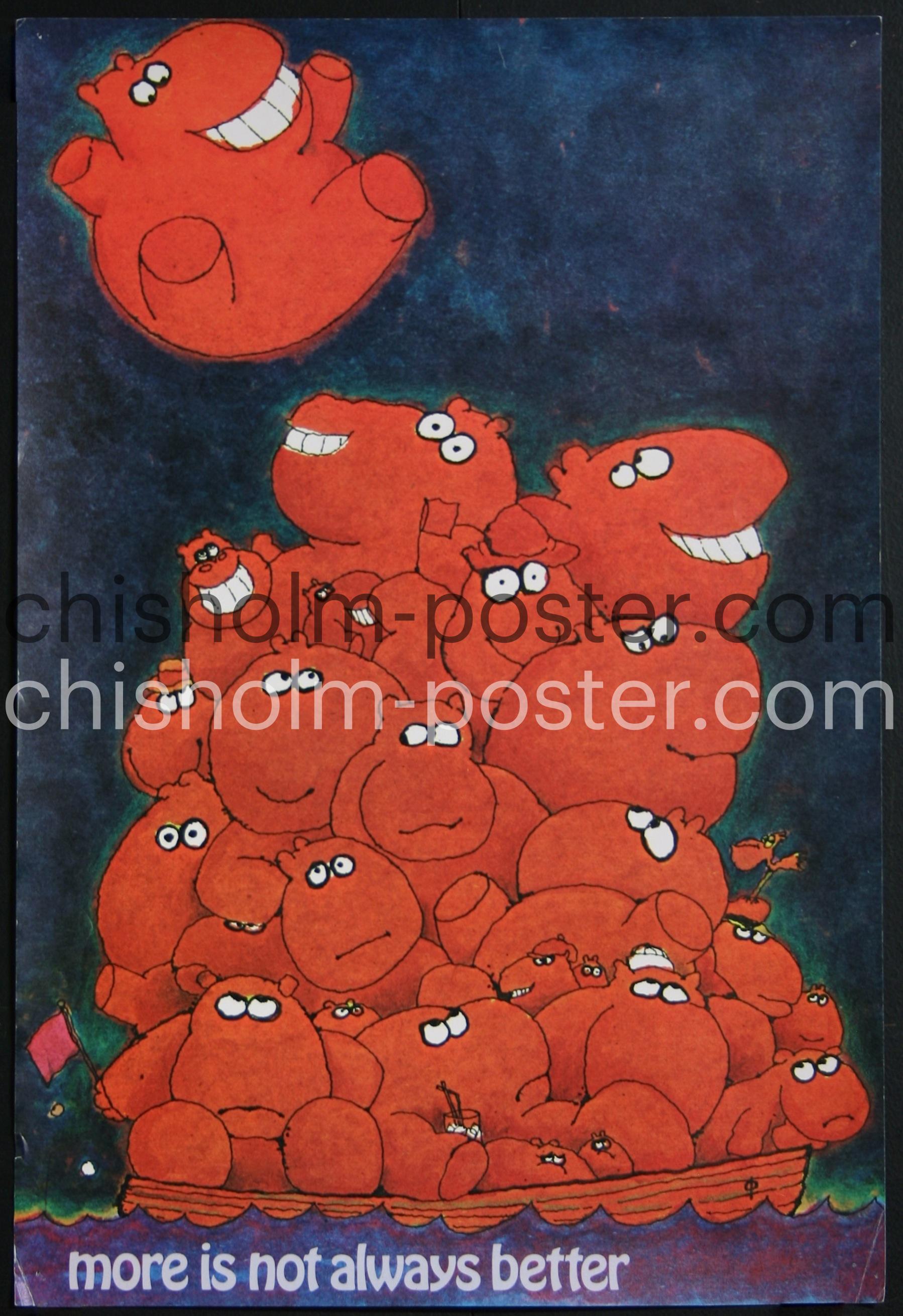 More is Not Always Better | Original Vintage Poster | Chisholm Larsson ...
