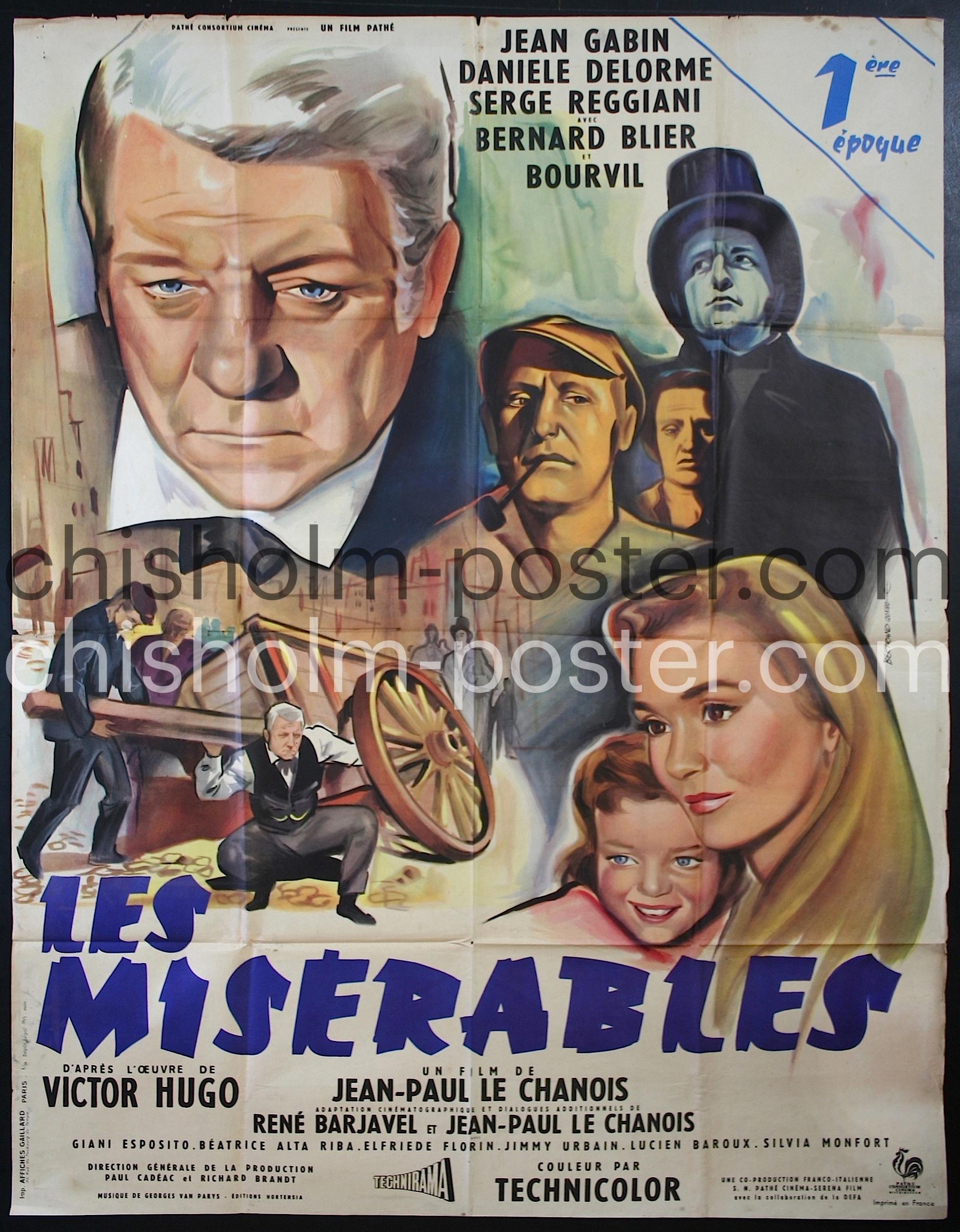Les Miserables | Original Vintage Poster | Chisholm Larsson Gallery