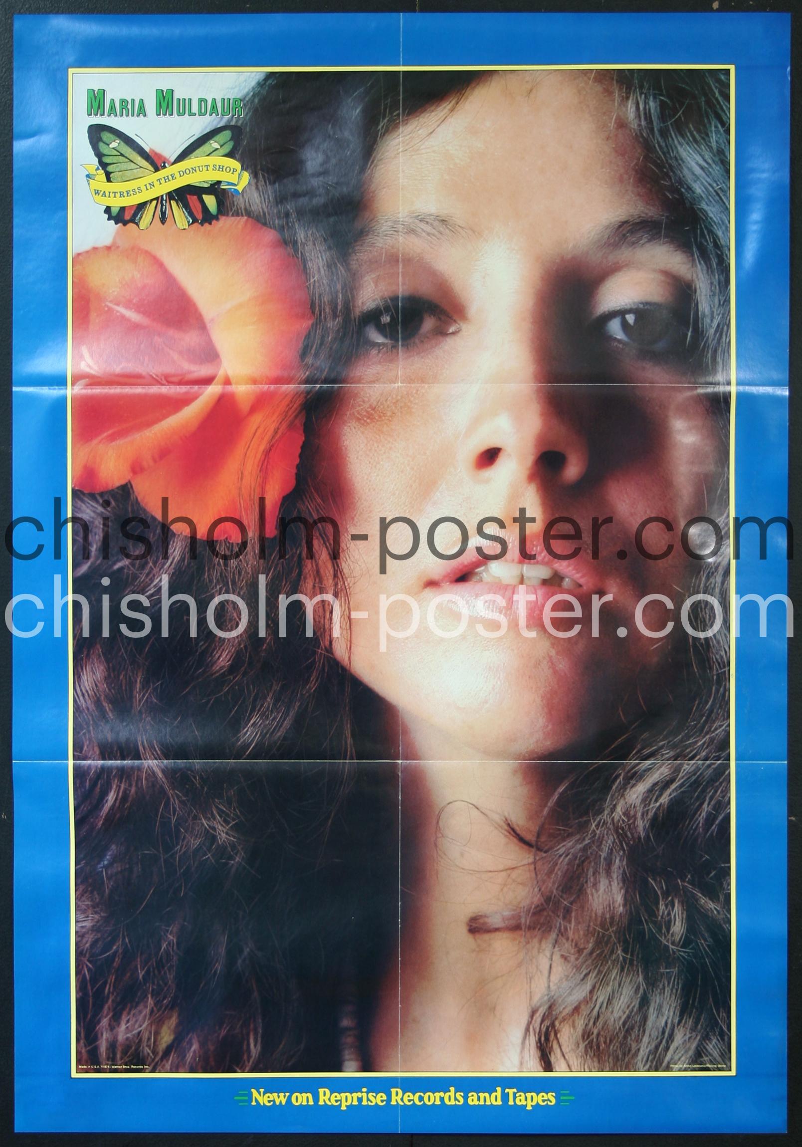 Maria Muldaur - Waitress in the Donut Shop | Original Vintage Poster ...