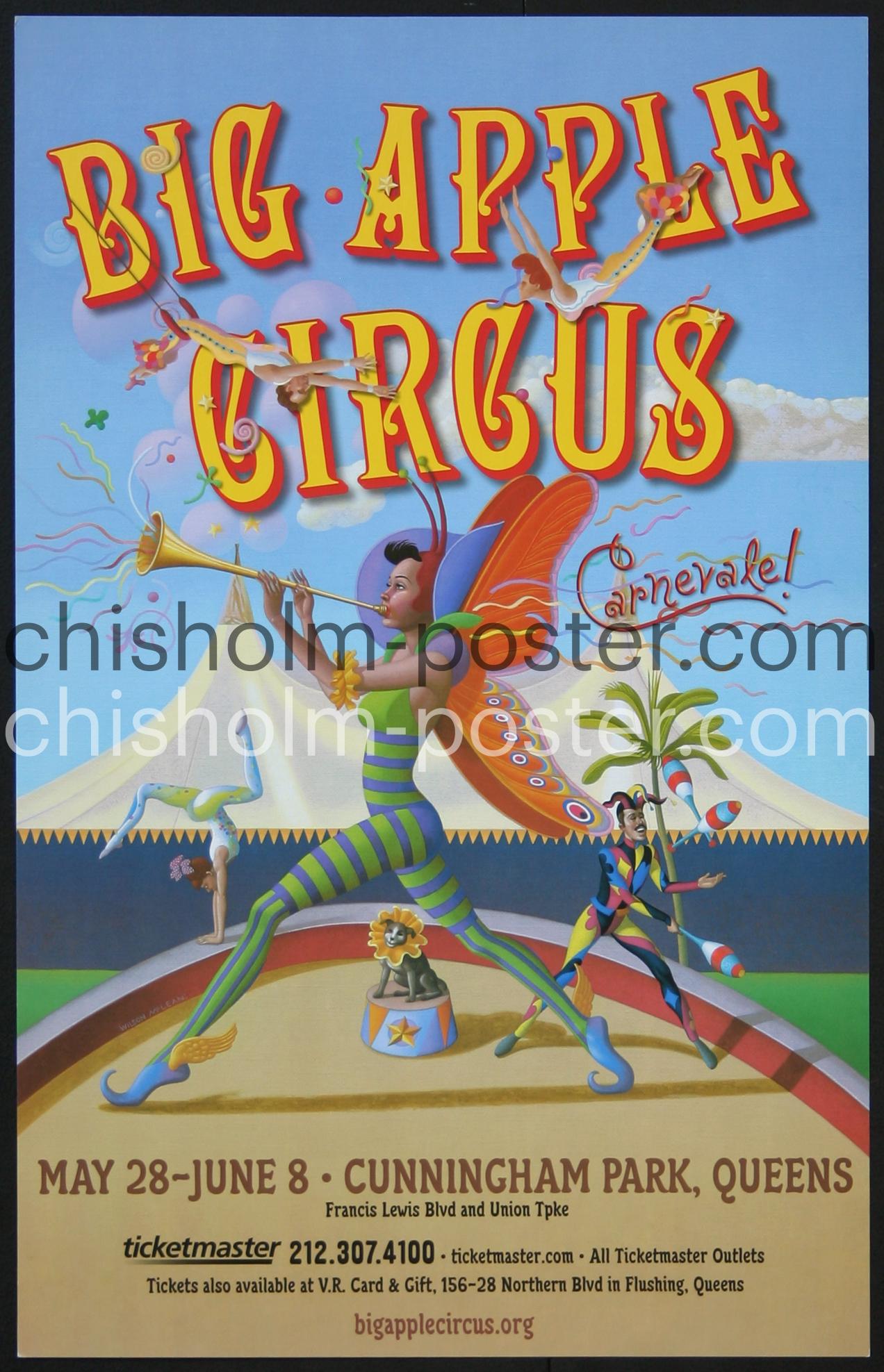 Big Apple Circus Carnevale - Cunningham Park May 28-June 8 2003 (Window ...