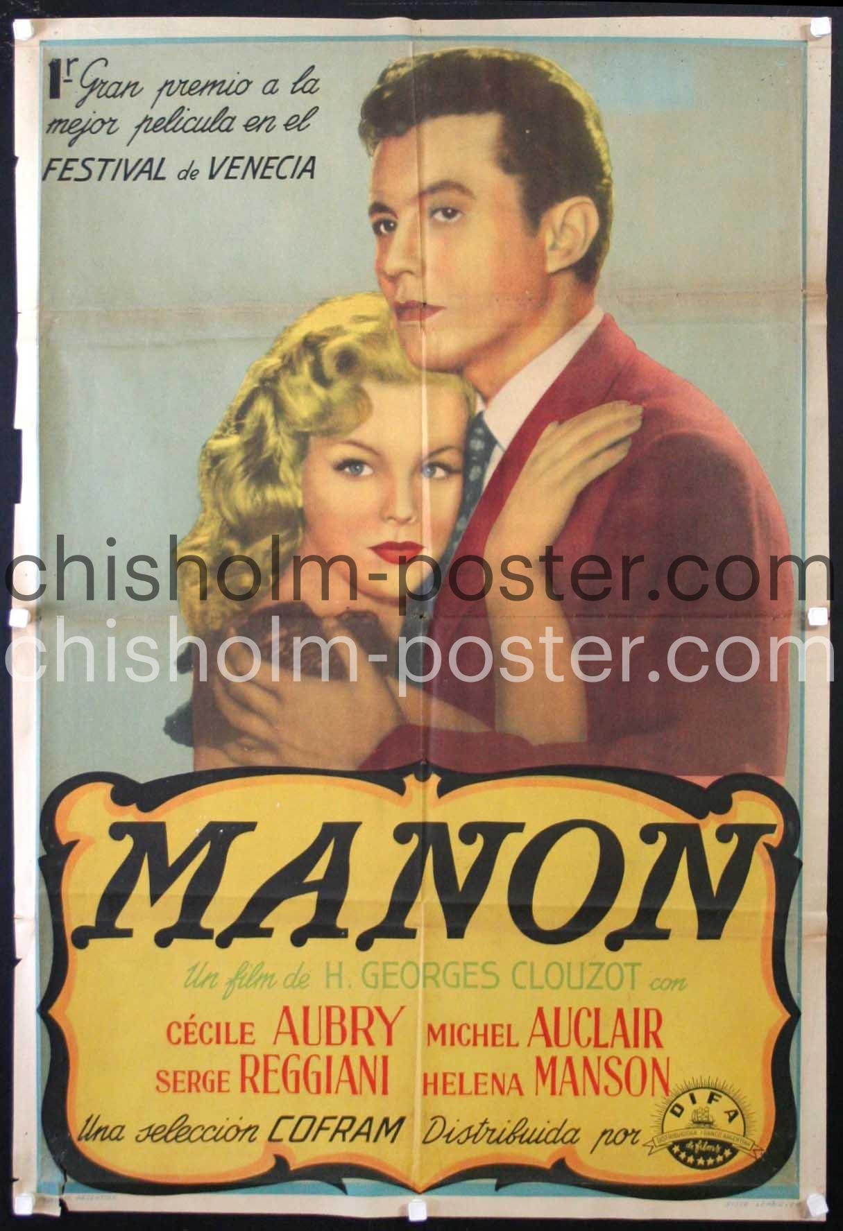 Manon (Argentina) | Original Vintage Poster | Chisholm Larsson Gallery