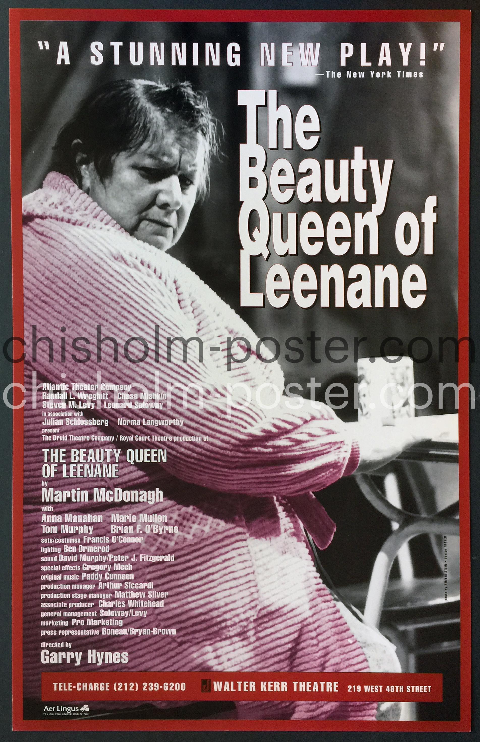 The Beauty Queen of Leenane - Walter Kerr Theatre (Window Card) | Original Vintage Poster ...