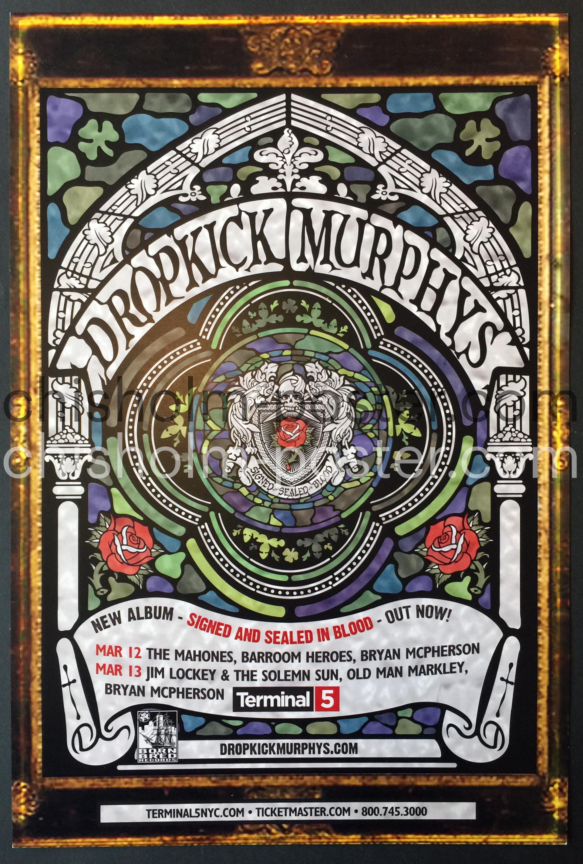 Dropkick Murphys - Signed and Sealed in Blood (Window Card) | Original Vintage Poster | Chisholm ...