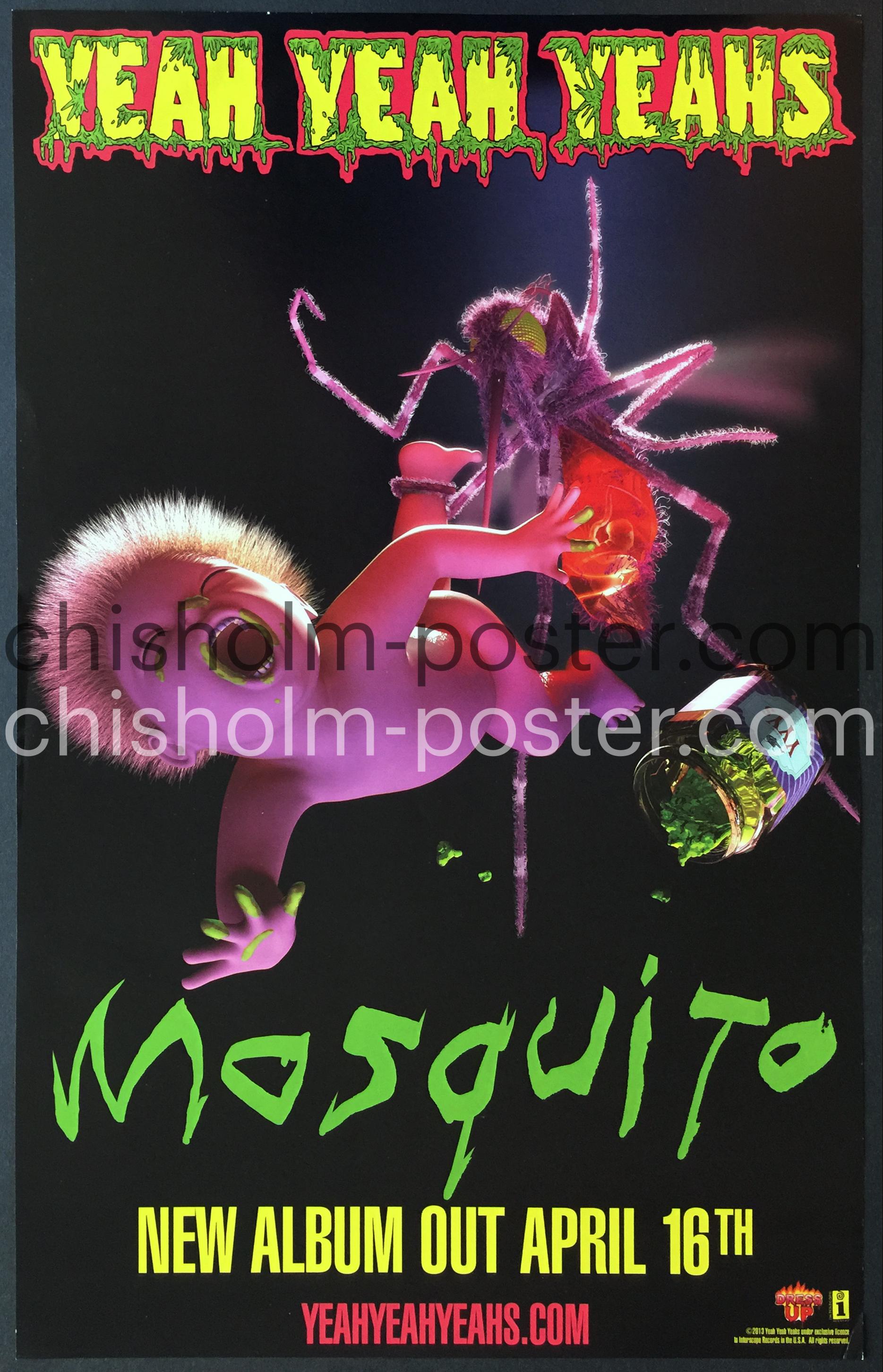 Yeah Yeah Yeah's - Mosquito | Original Vintage Poster | Chisholm ...