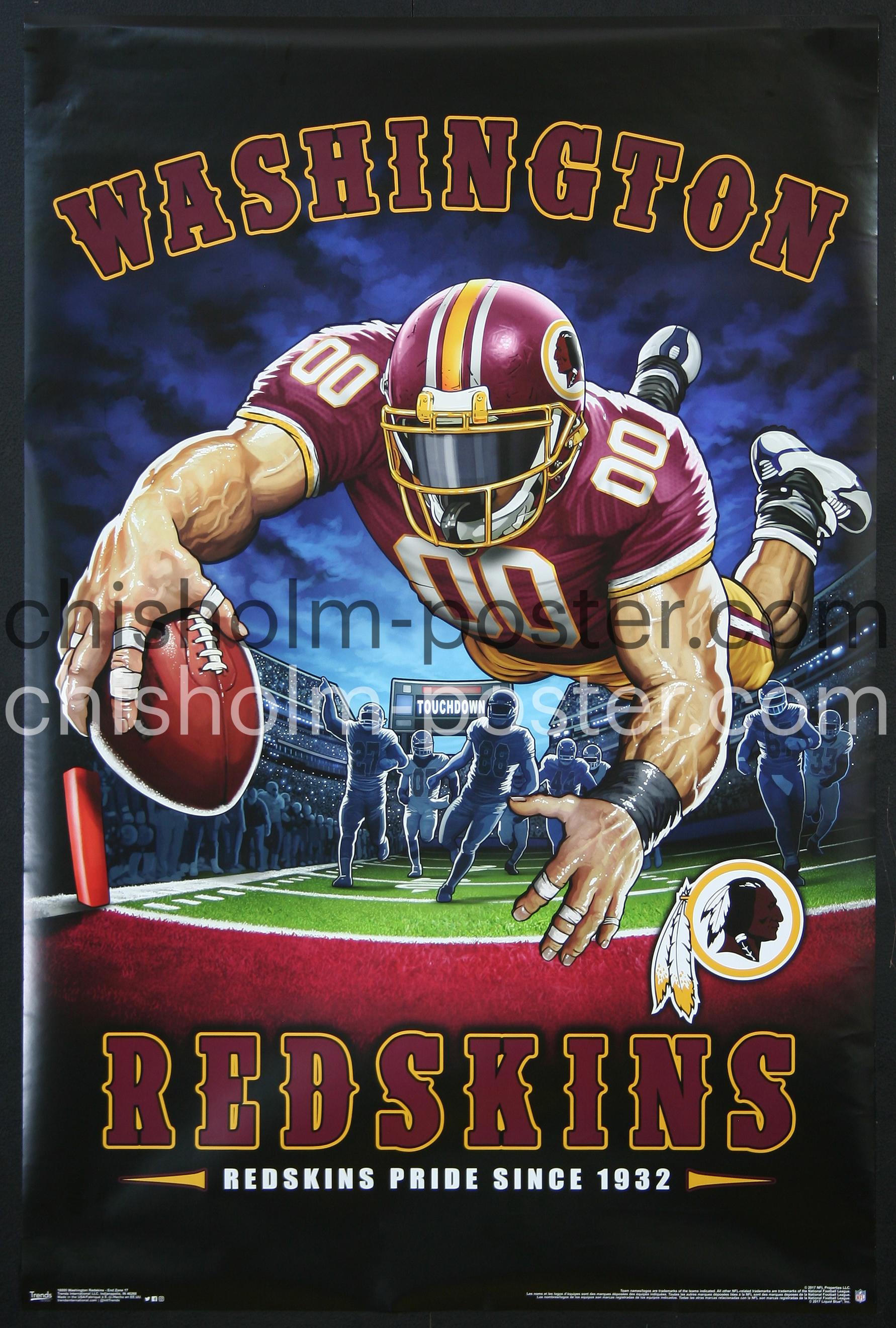 Washington Redskins (4) | Original Vintage Poster | Chisholm Larsson ...