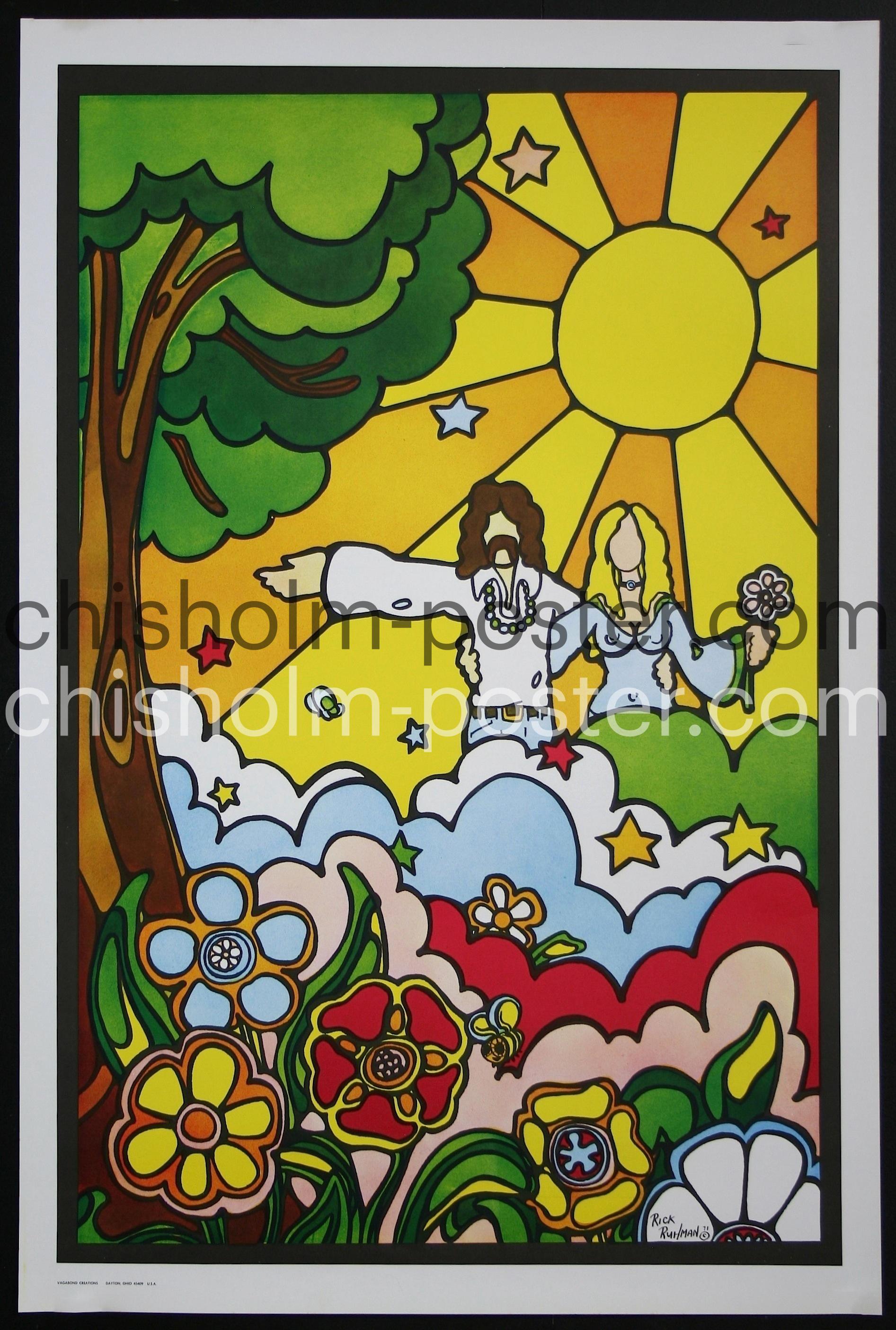 Vagabond Creations - Garden | Original Vintage Poster | Chisholm ...