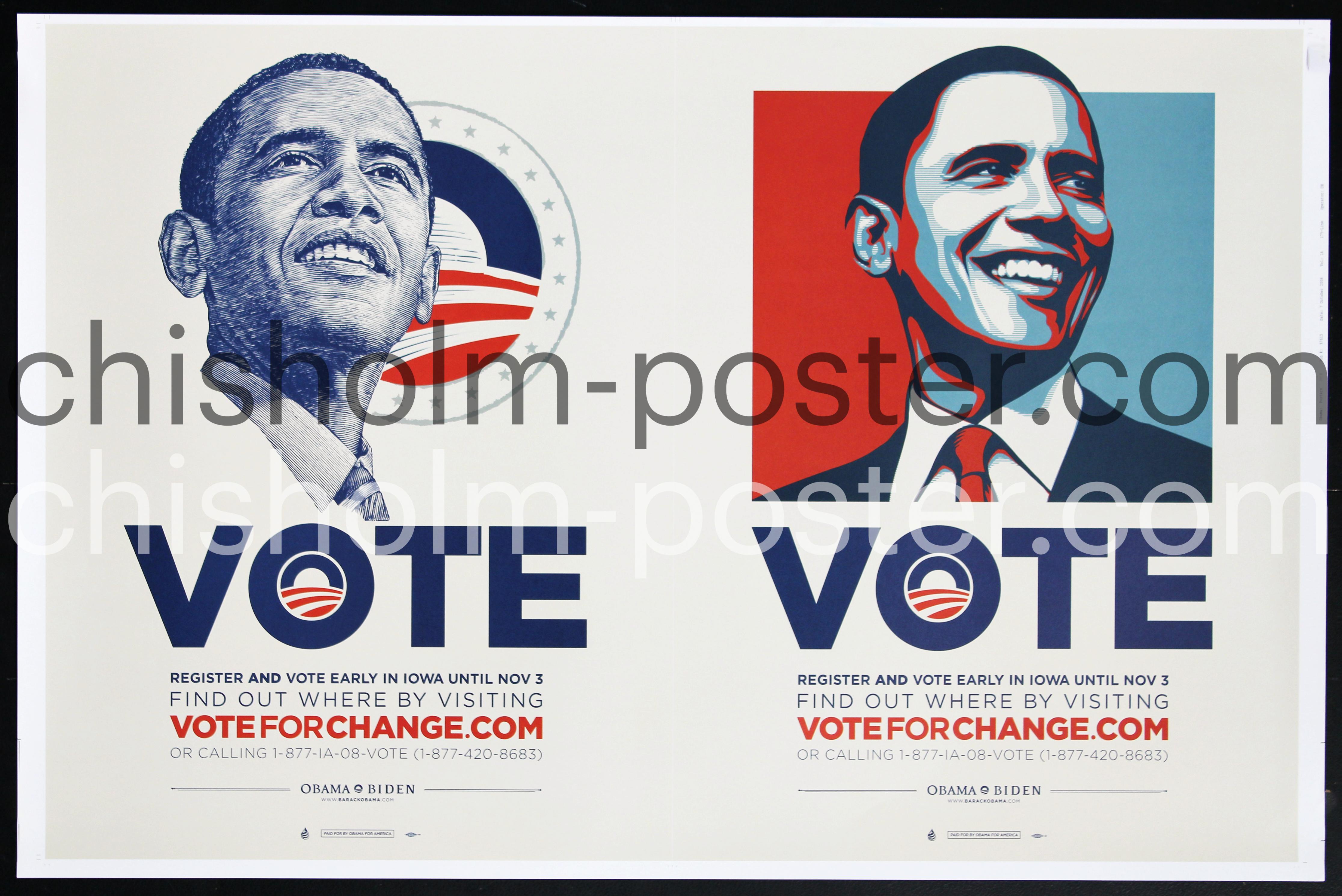 Vote for Change - Barack Obama Presidential Campaign 2008 | Original ...