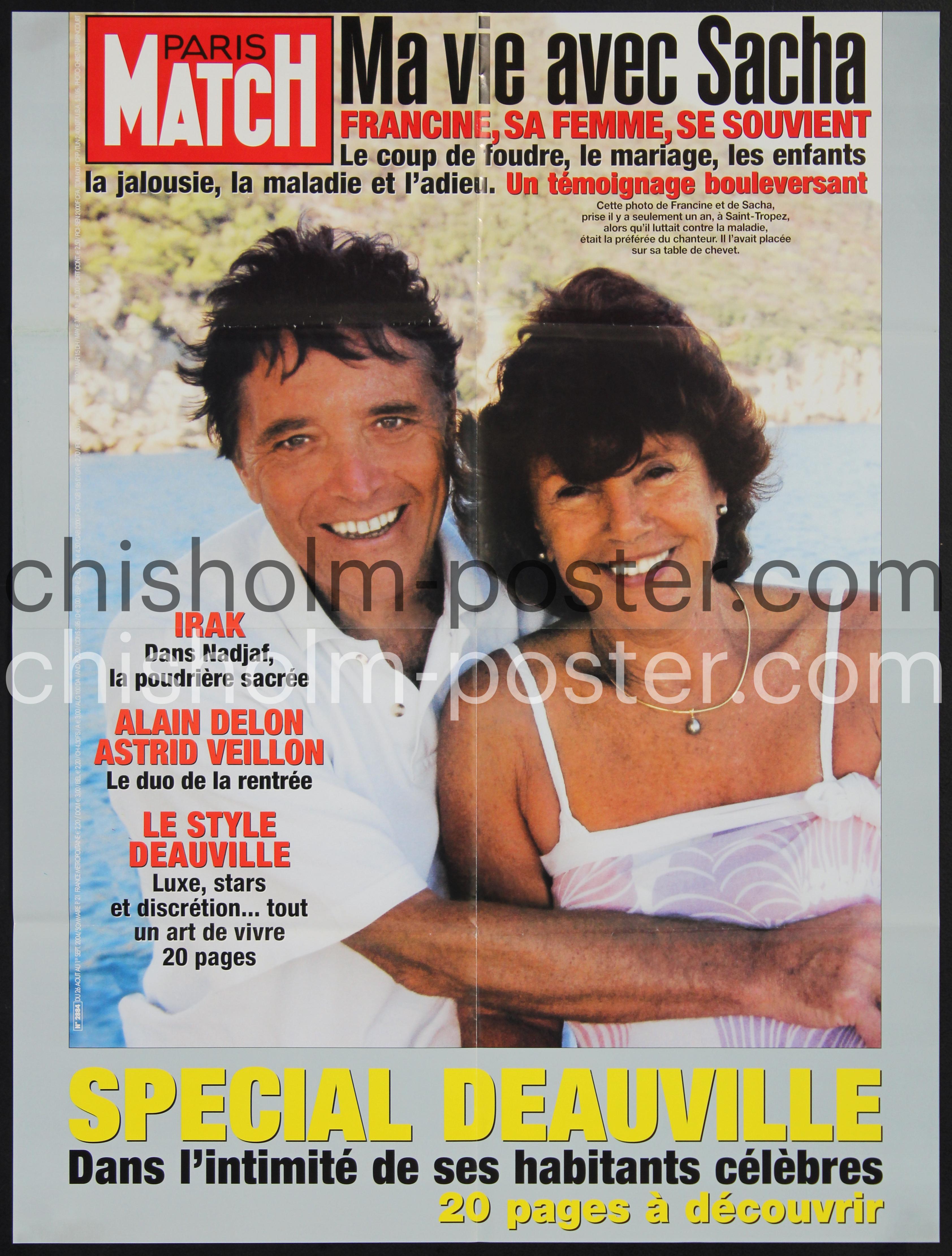 Paris Match - Sacha Distel & Francine Breaud - Ma Vie avec Sacha - No ...