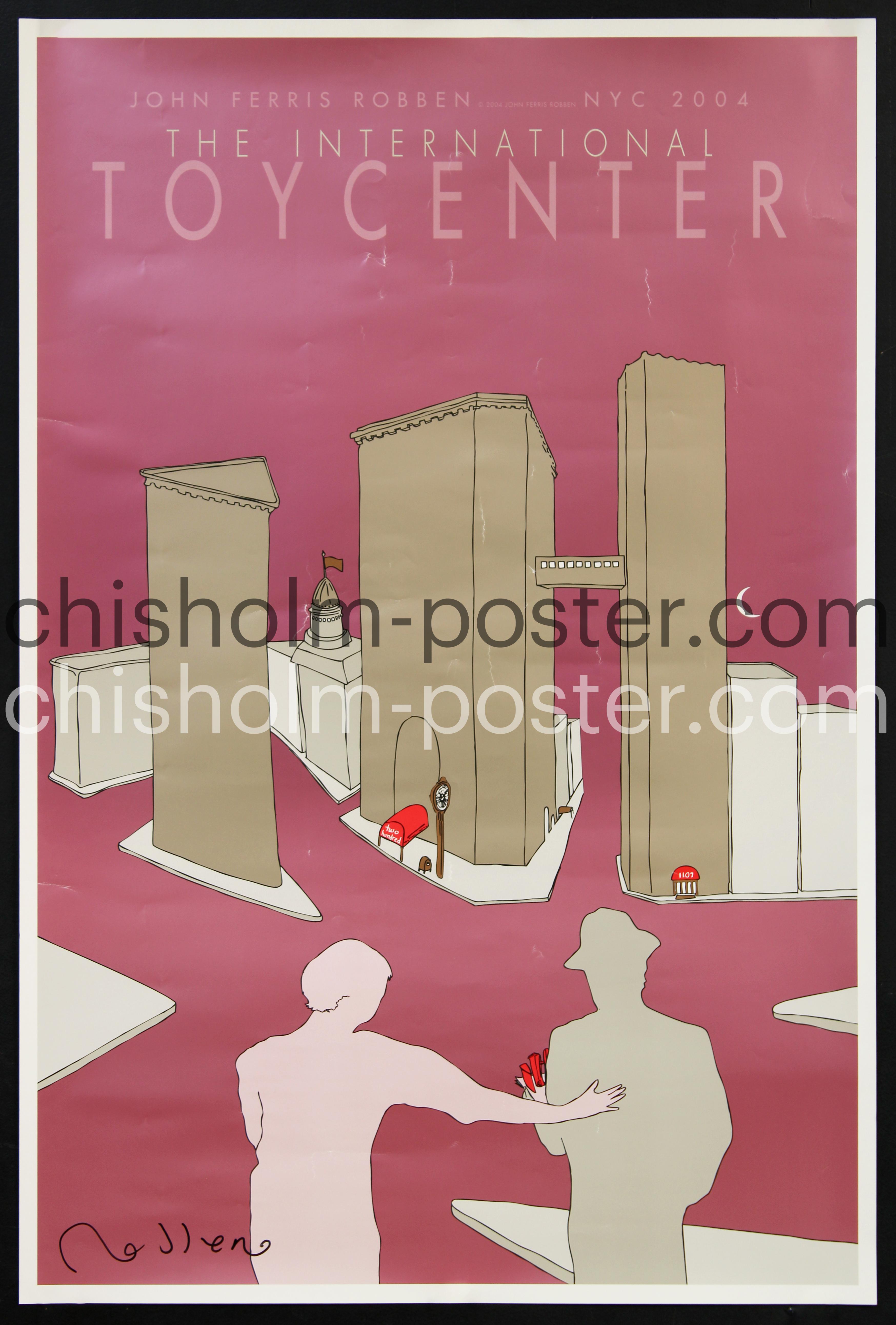 John Ferris Robben - The International Toy Center - NYC 2004 | Original Vintage Poster ...