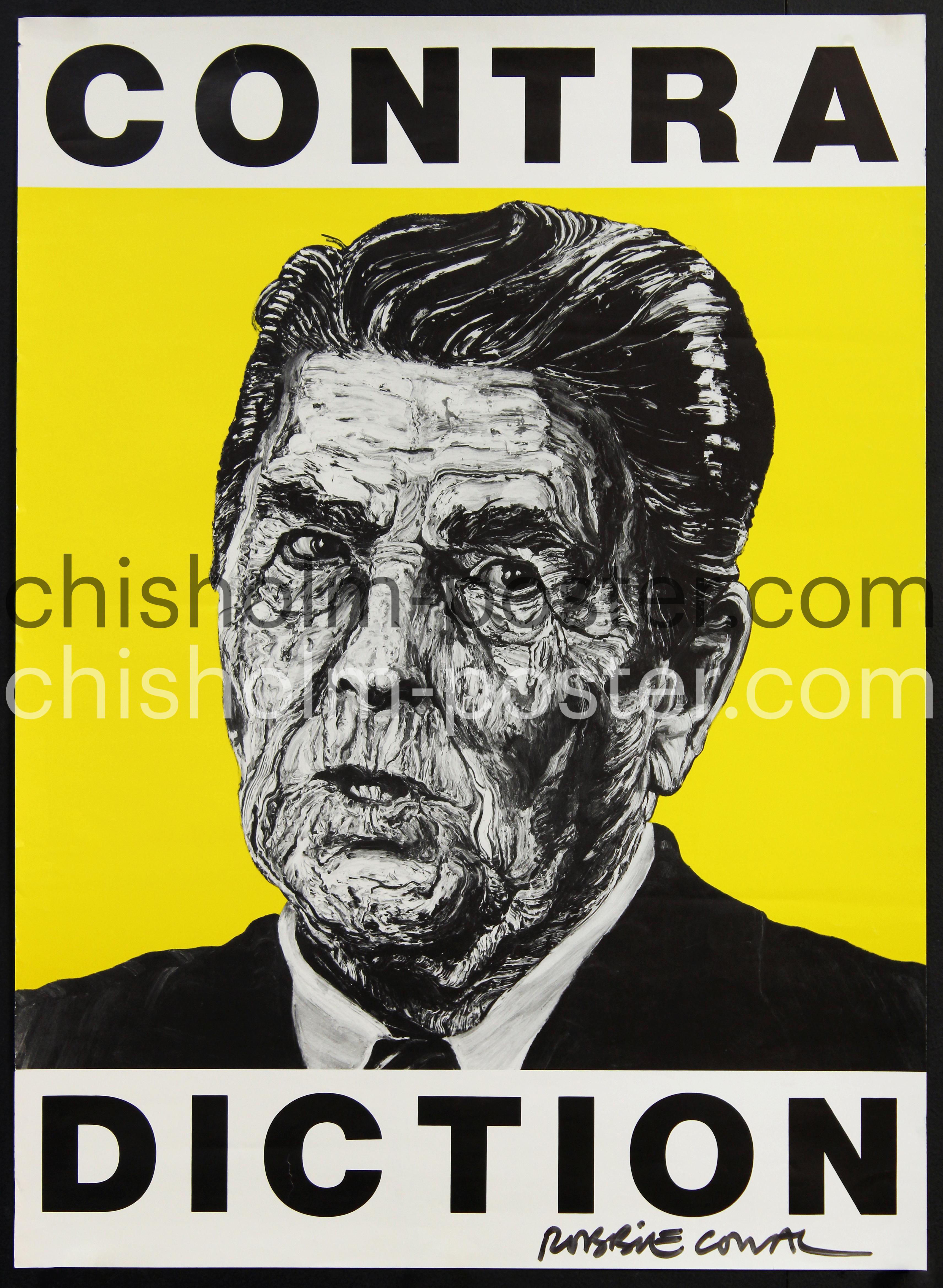 Contra Diction (Contradiction / Ronald Reagan) - Hand signed by artist ...