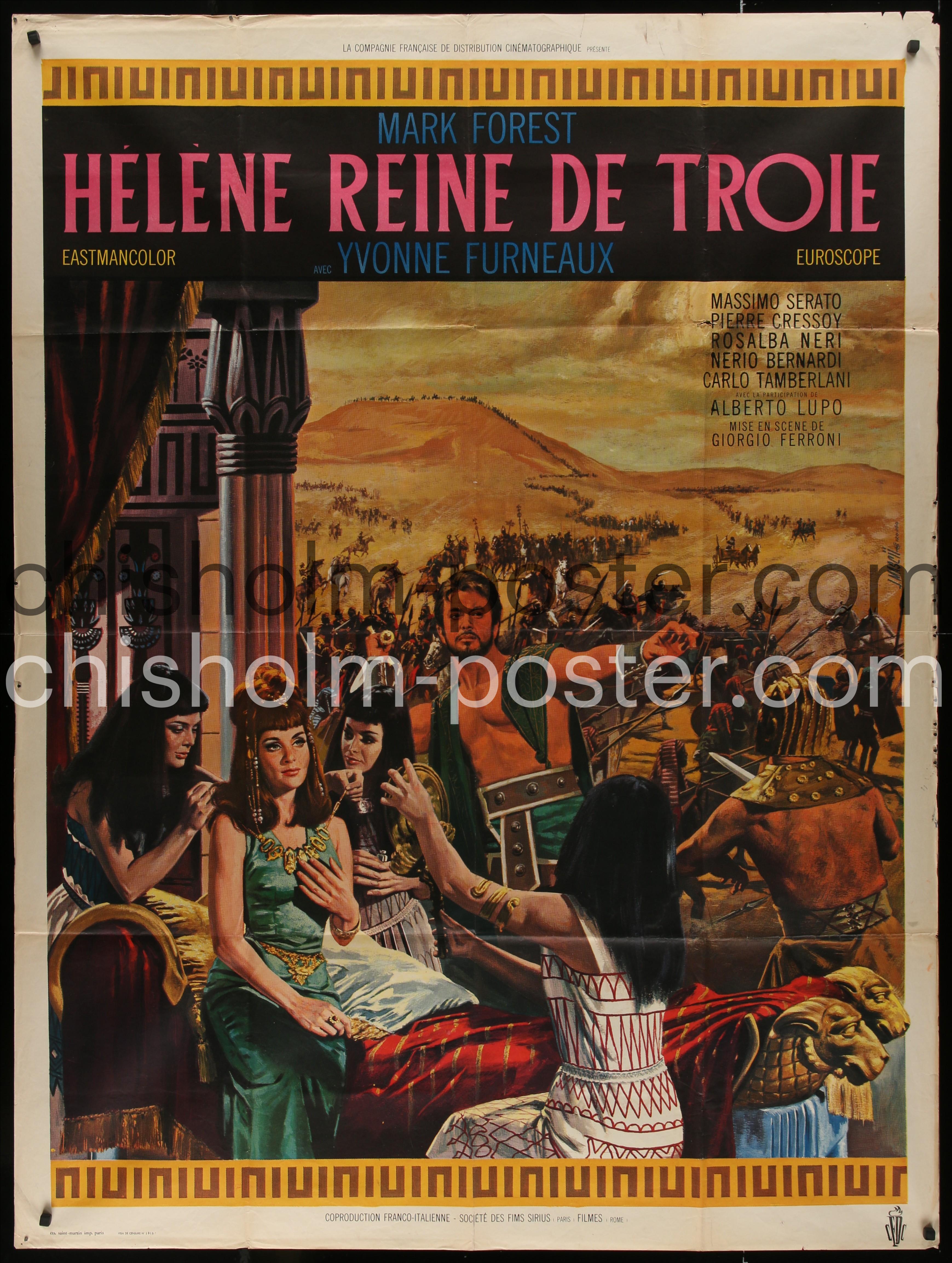 Helene Reine de Troie (Leone di Tebe) | Original Vintage Poster ...