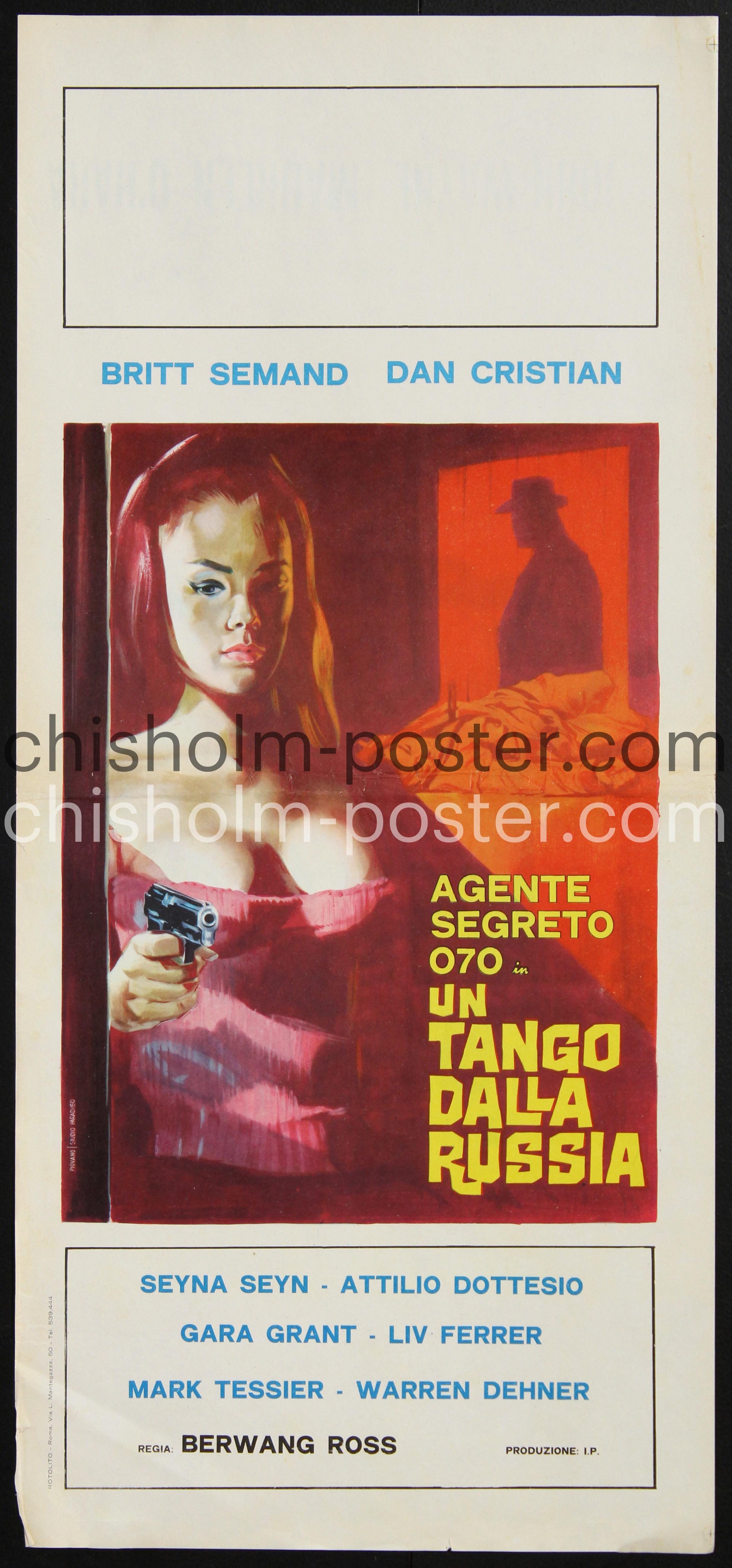 Agente Segreto 070 - un Tango dalla Russia | Original Vintage Poster ...