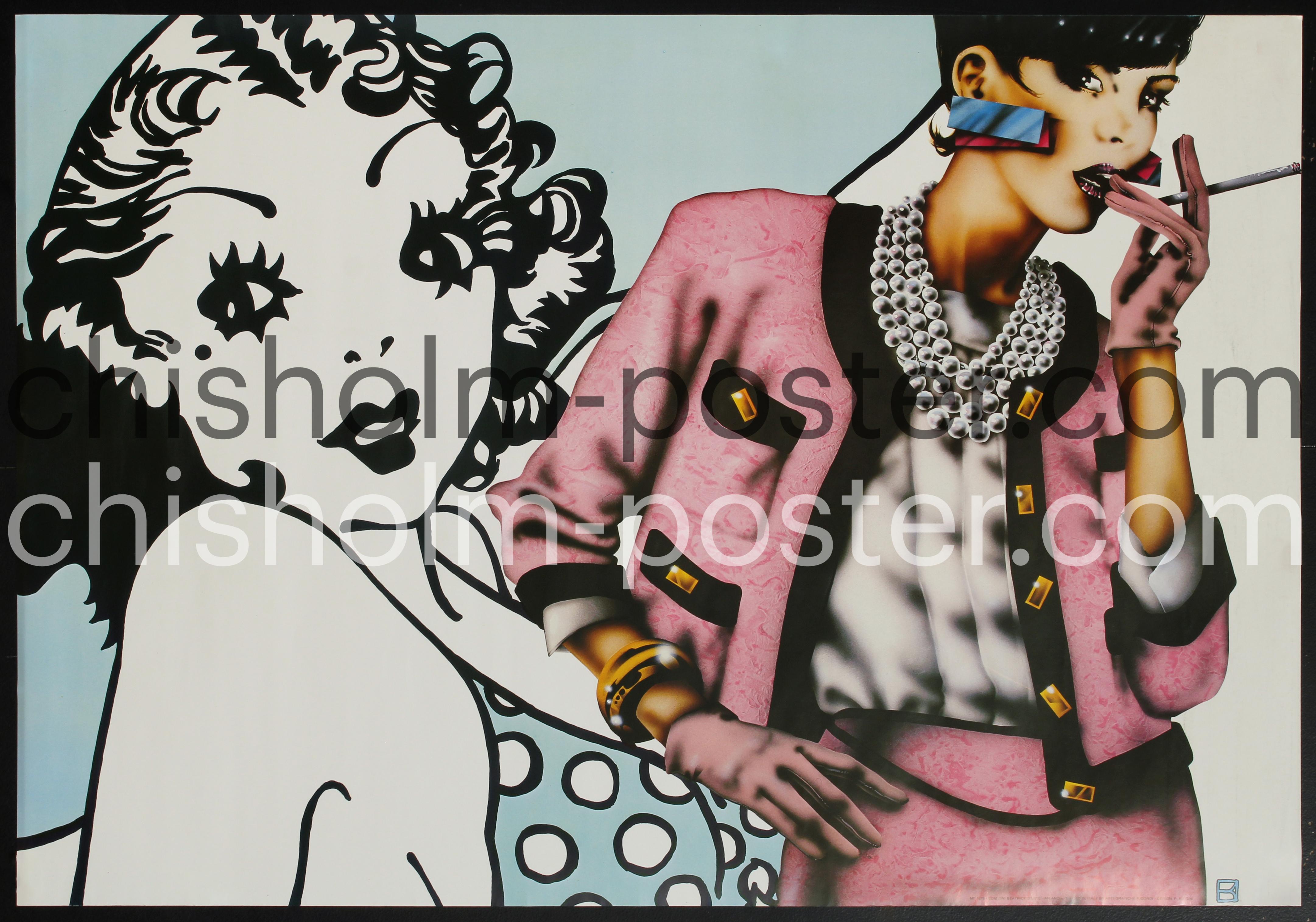 1980's Fashion Pin-Up - Edizioni Beatrice d'Este | Original Vintage ...