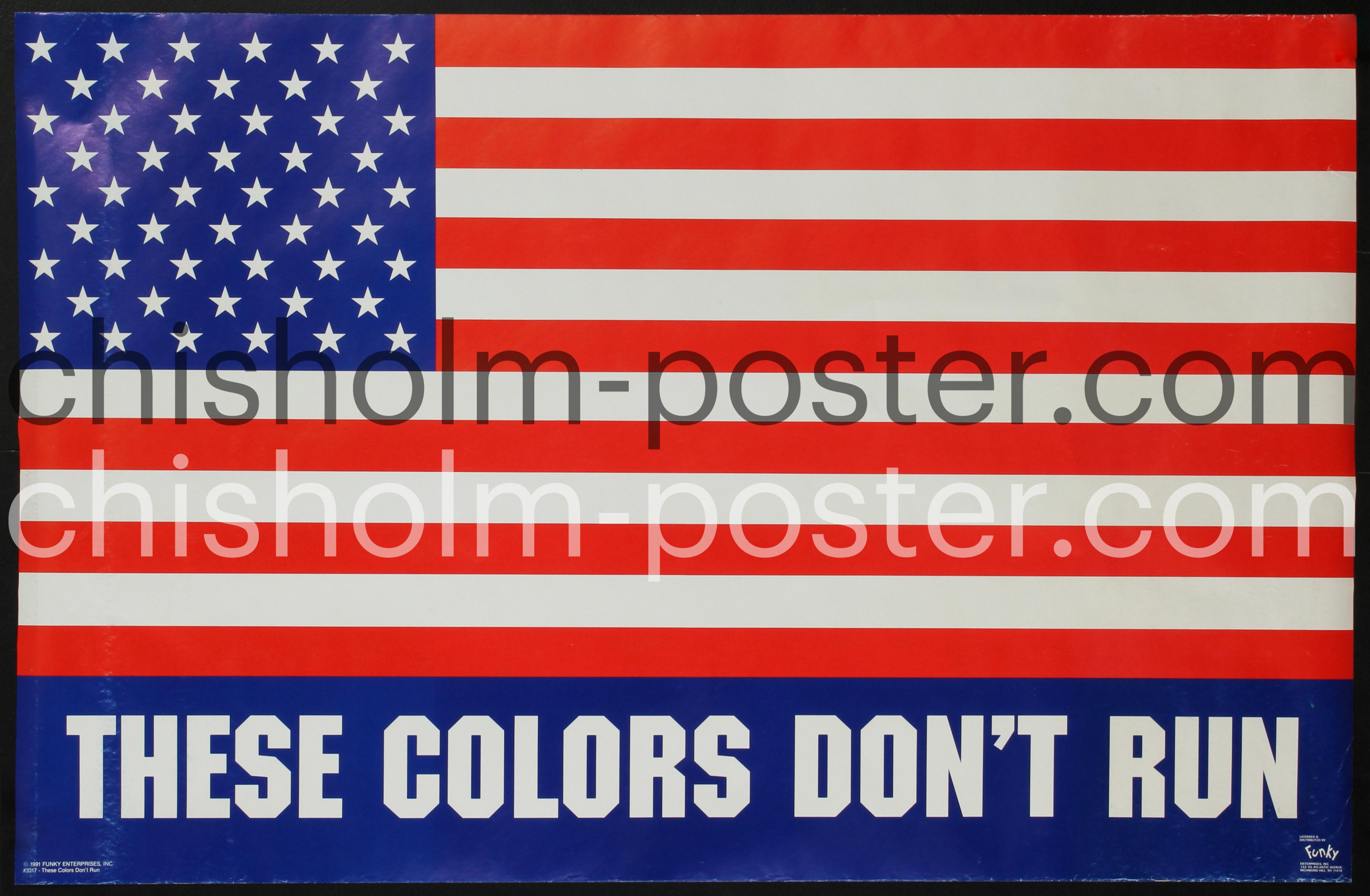 These Colors Don't Run | Original Vintage Poster | Chisholm Larsson Gallery