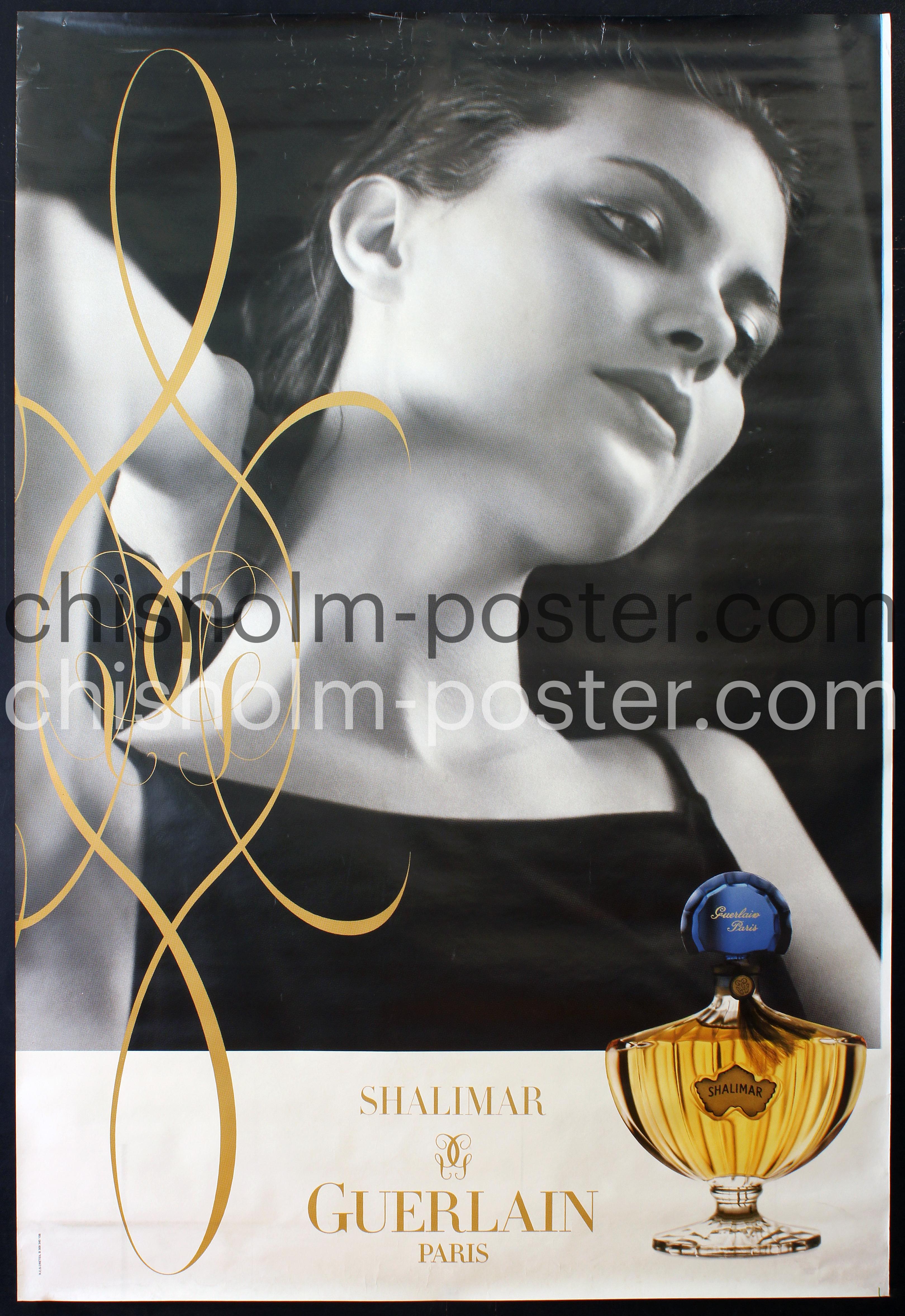Guerlain Shalimar (Shalom Harlow) | Original Vintage Poster | Chisholm ...