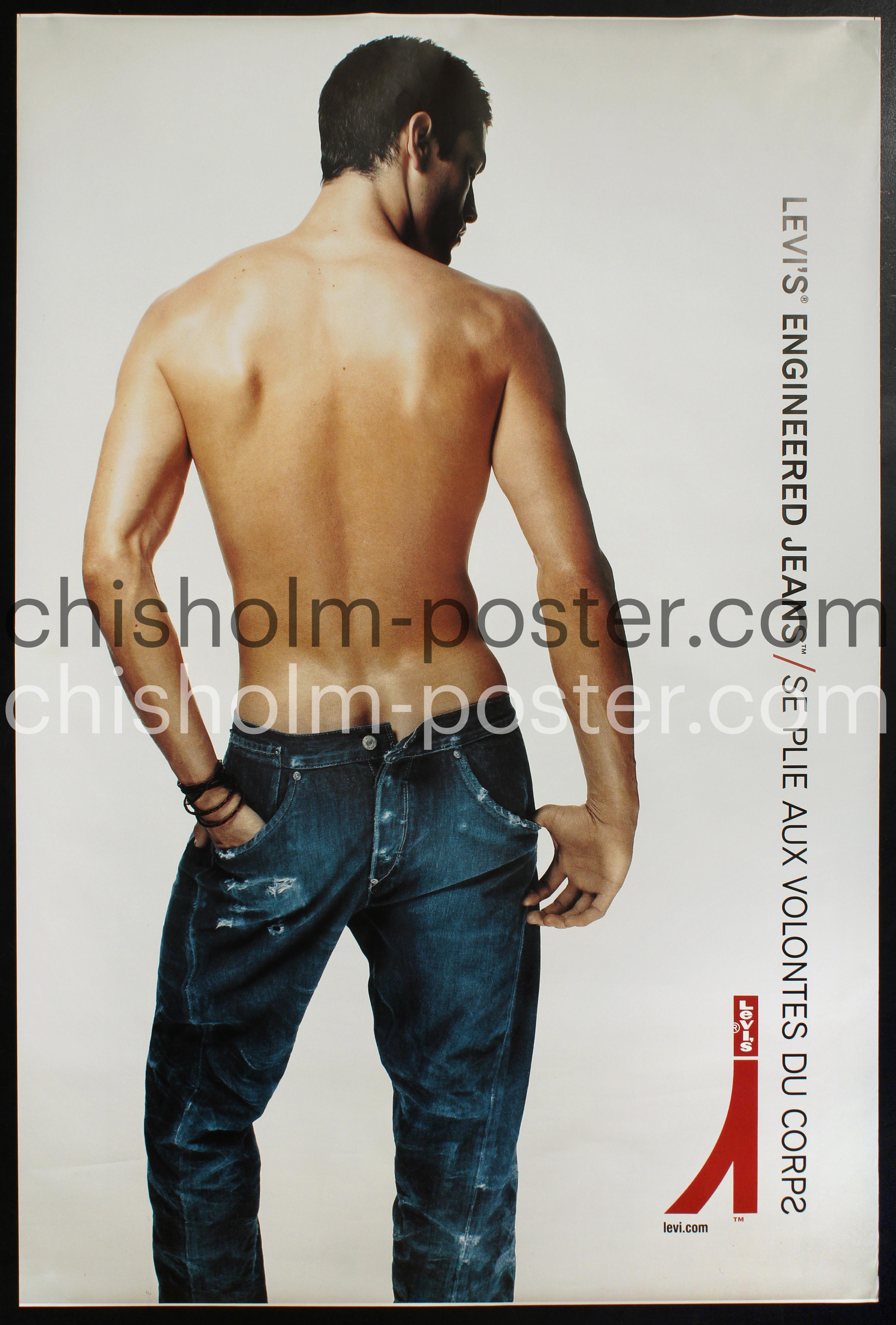 Levi's - Engineered Jeans (Backwards Pants) | Original Vintage Poster ...