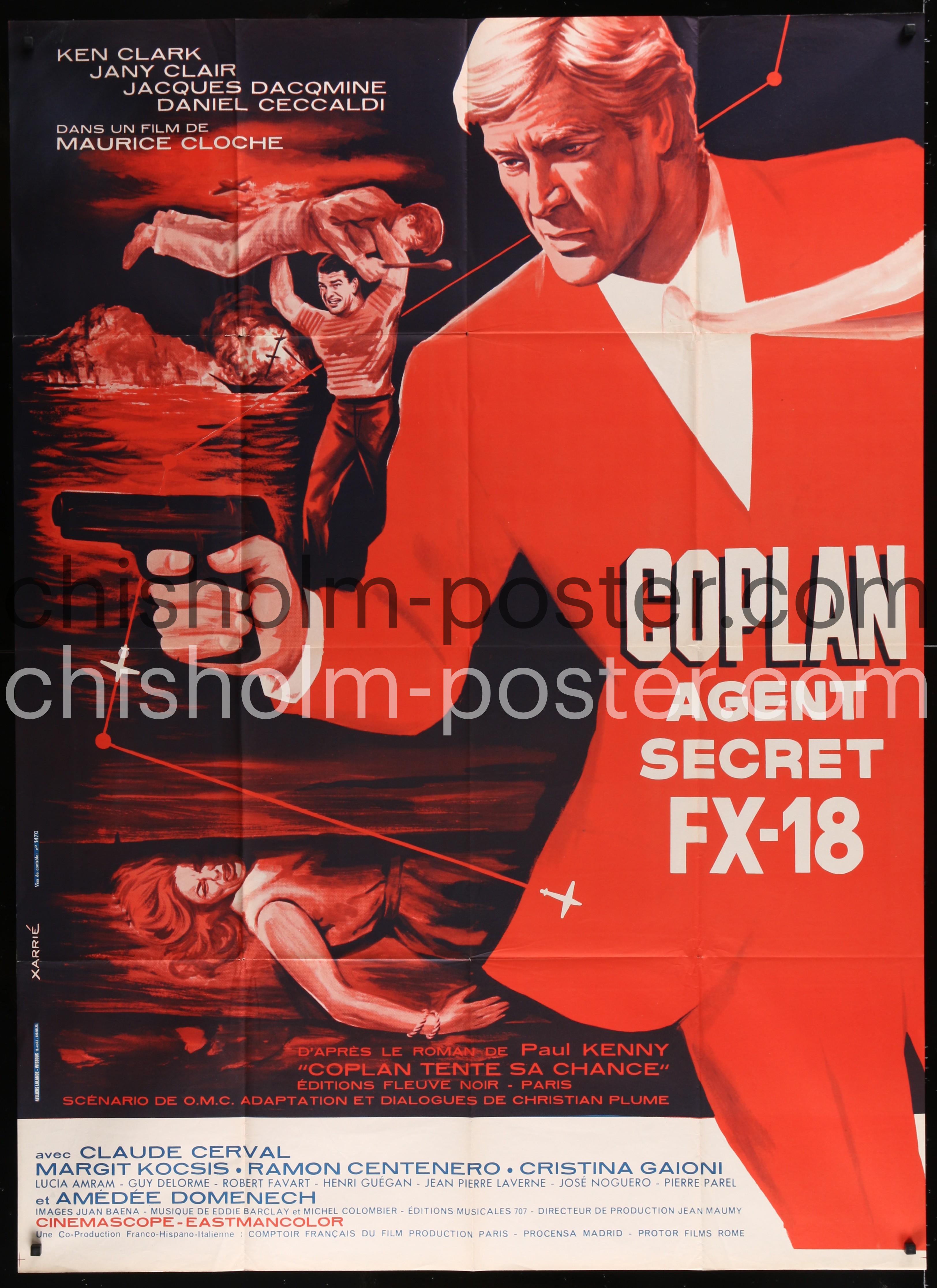Coplan Agent Secret FX-18 | Original Vintage Poster | Chisholm Larsson ...
