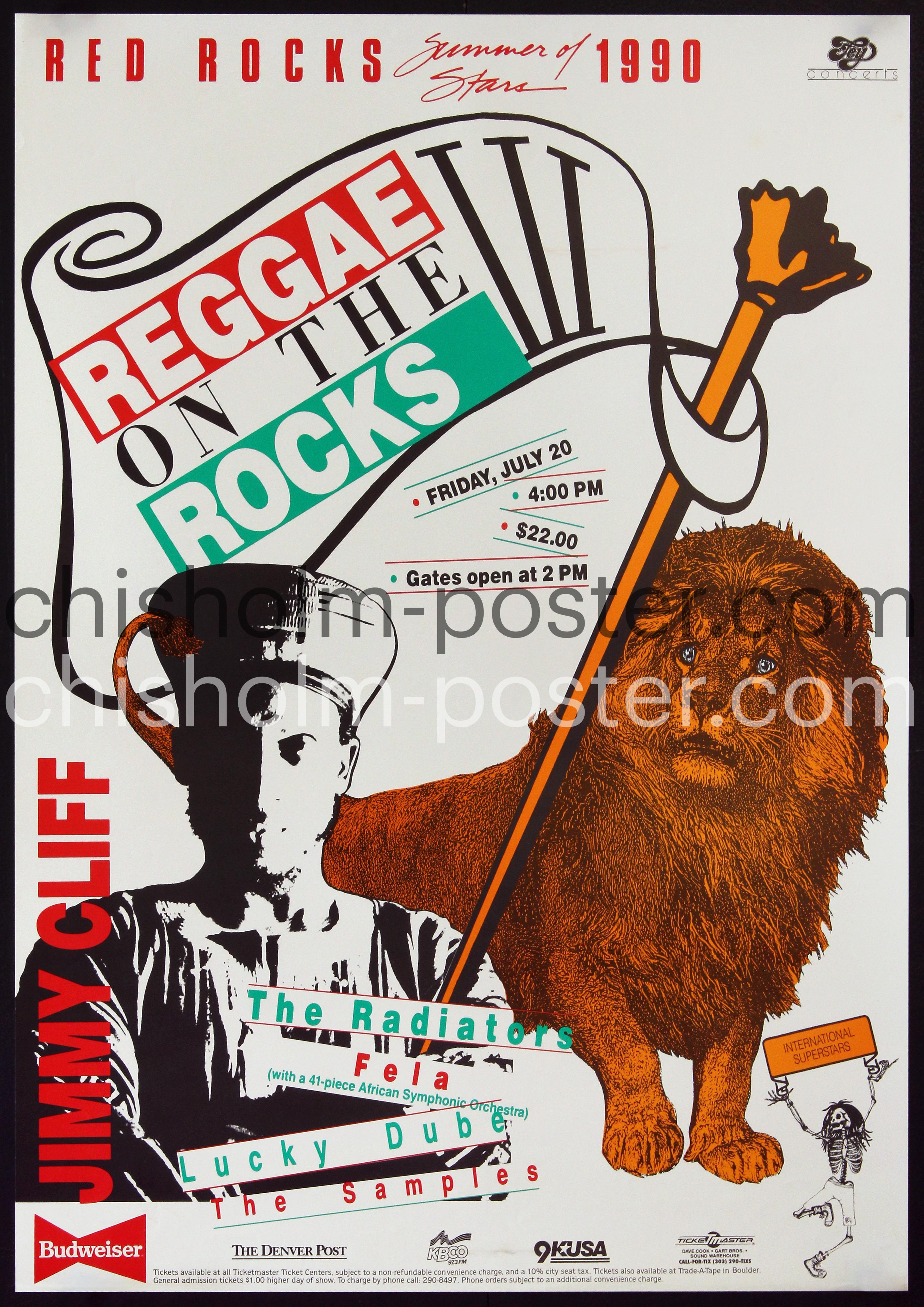 Reggae on the Rocks - Red Rocks Summer of Stars 1990 - Colorado - Jimmy ...