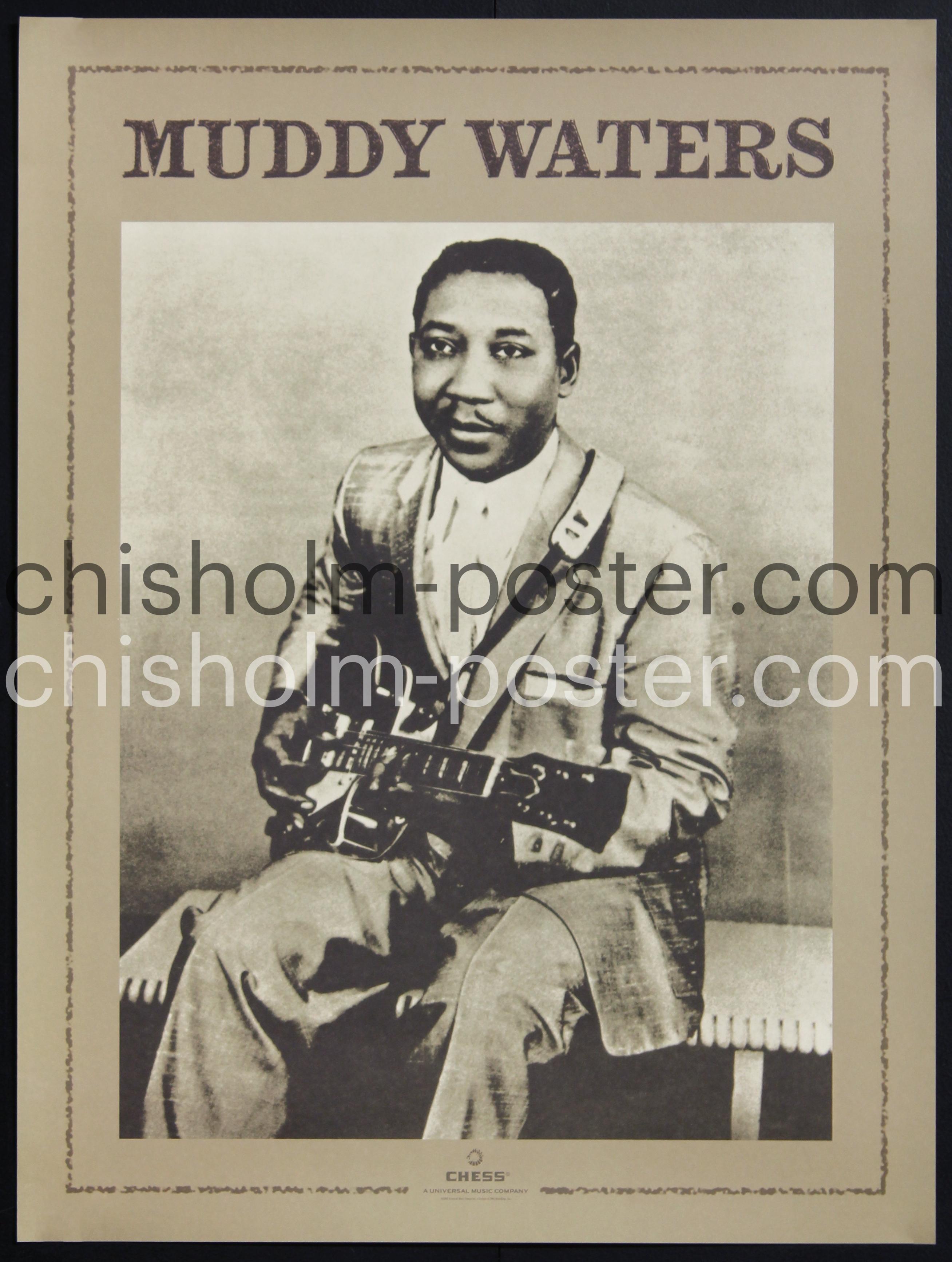 Muddy Waters - Chess Records | Original Vintage Poster | Chisholm ...